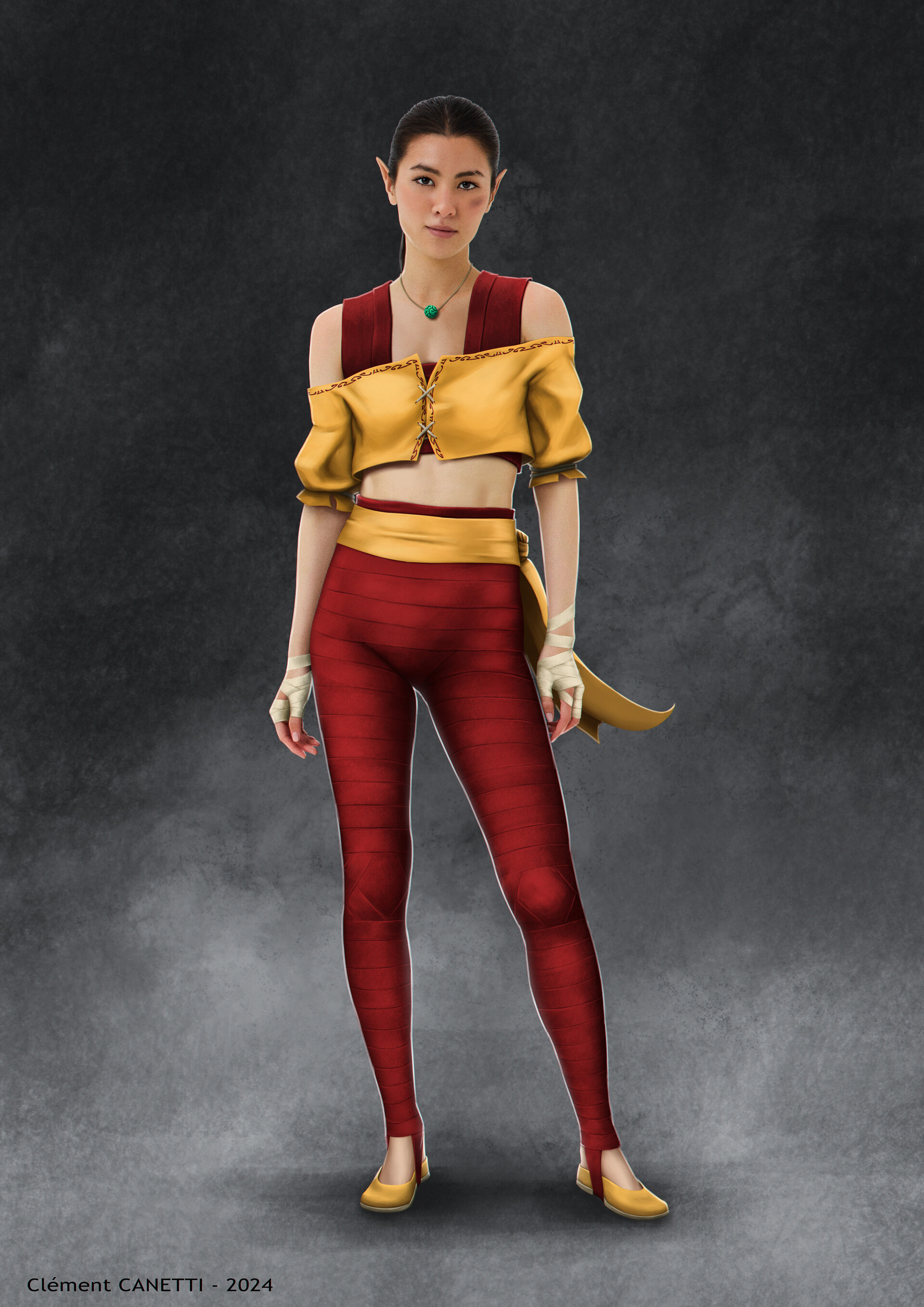 ArtStation - Elf Monk - Character Design