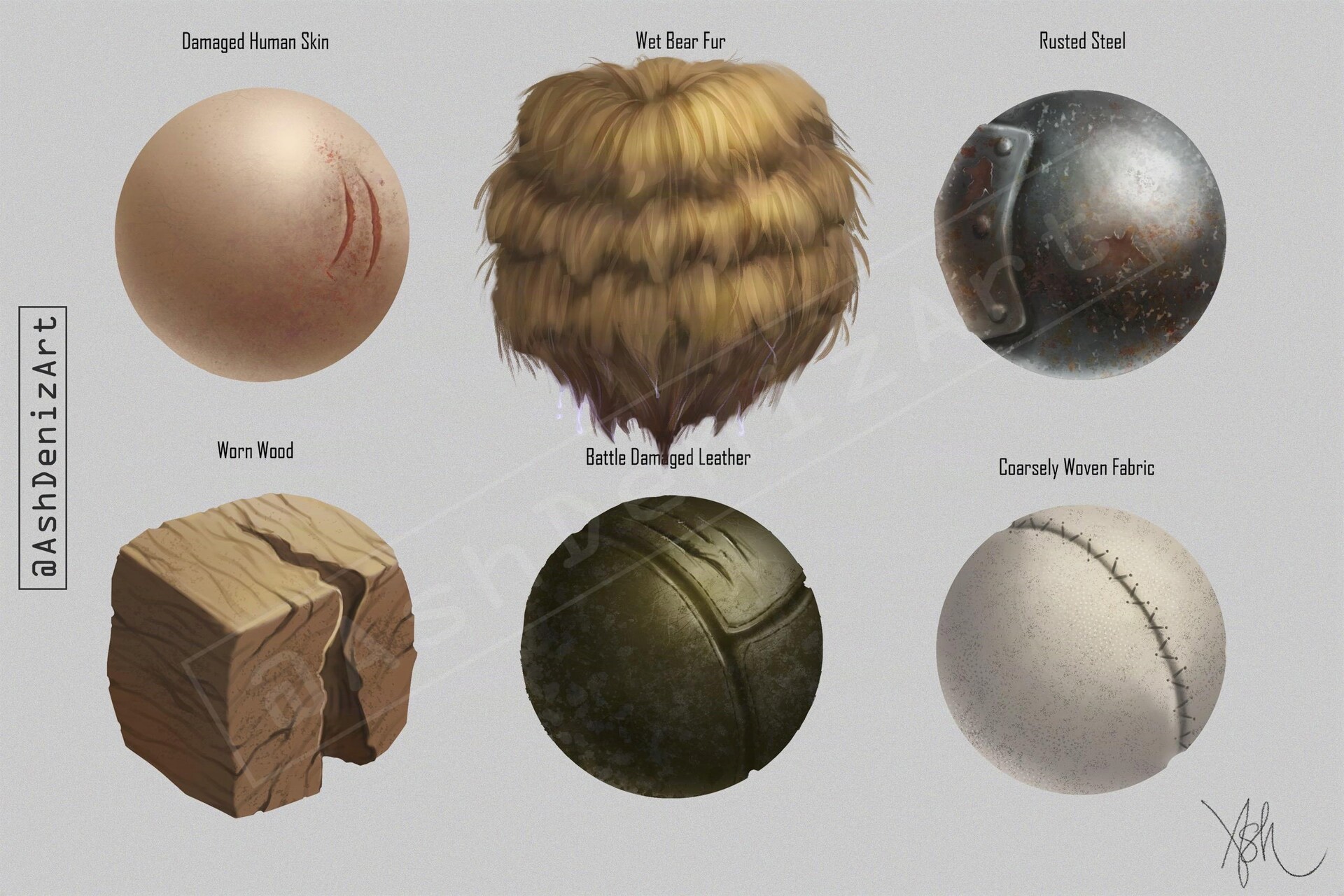 ArtStation - Material Rendering Study