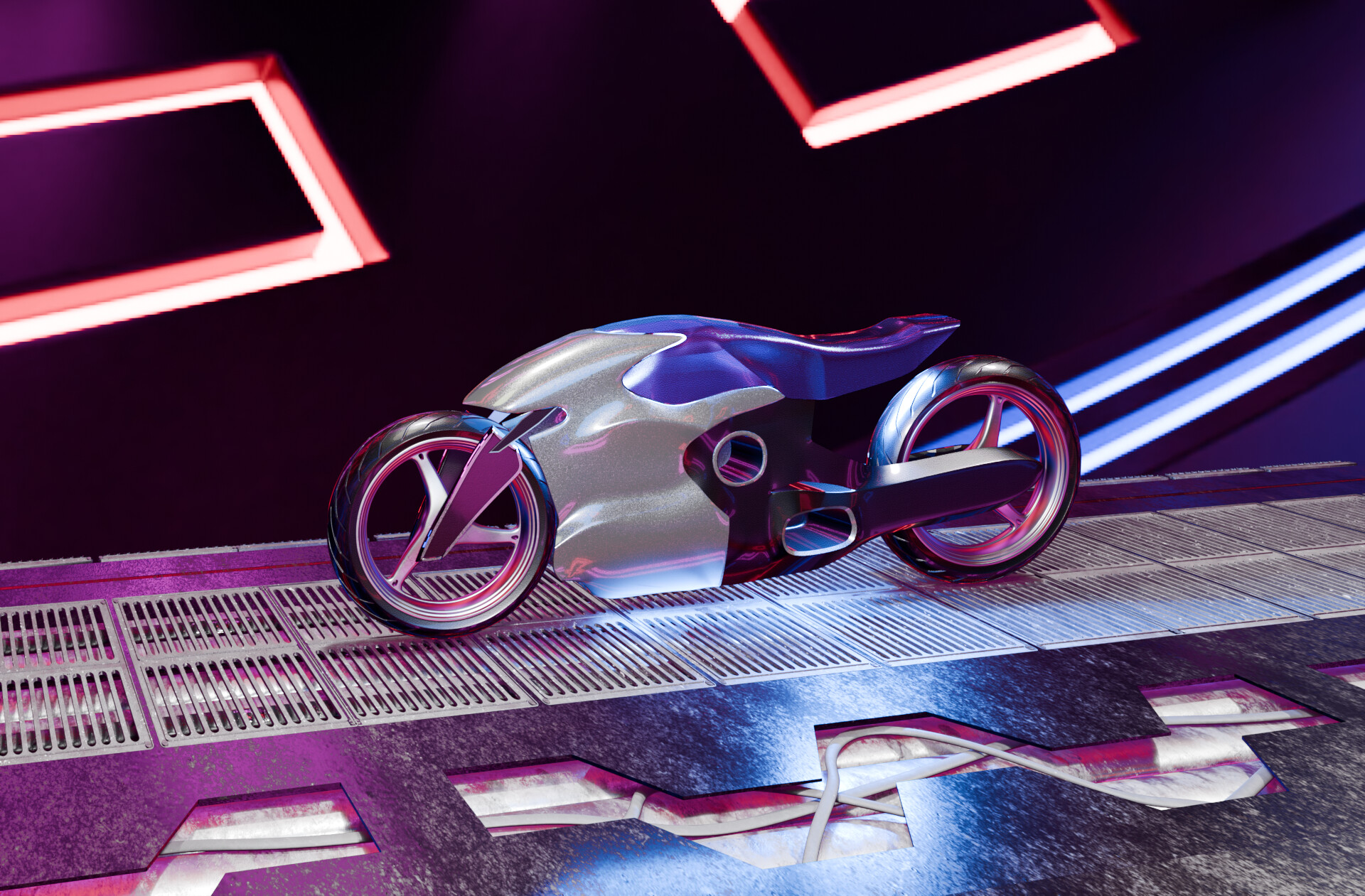 ArtStation - Sci-fi Motorcycle