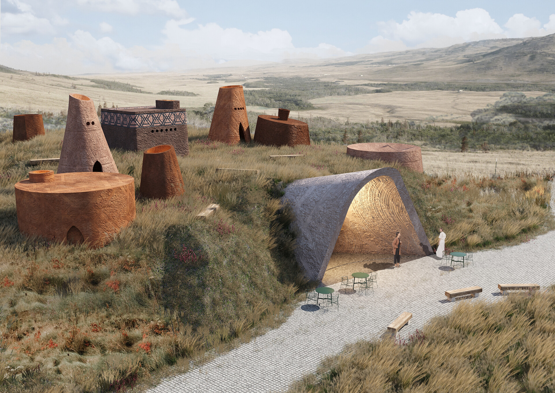 ArtStation - nomad village