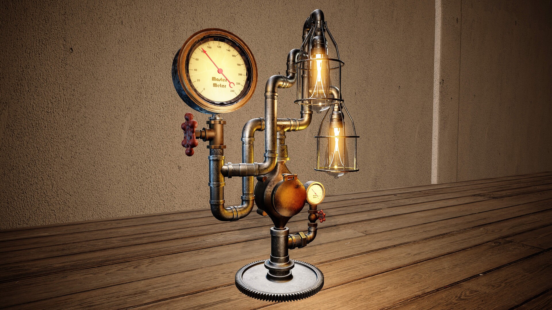 KARAN SAXENA - Steampunk Lamp