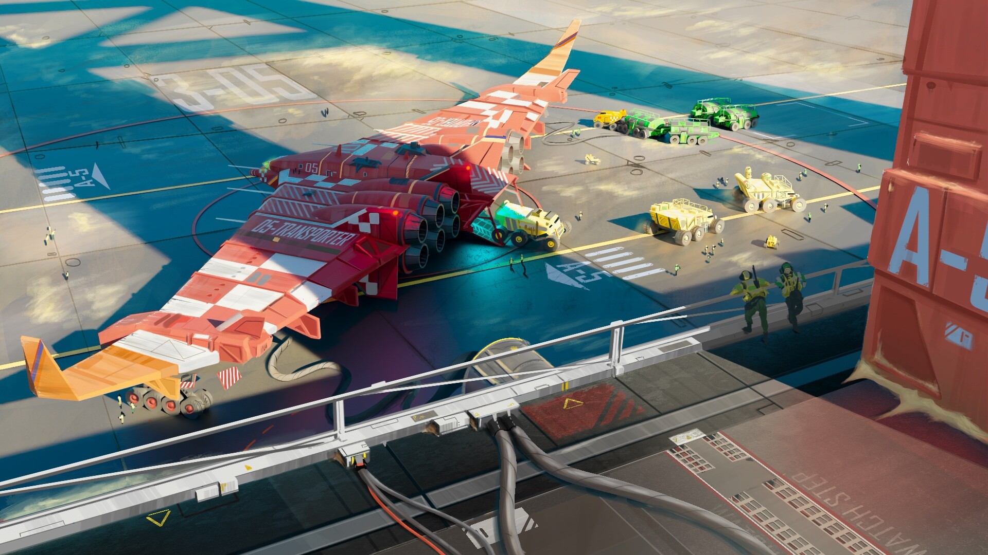 ArtStation - Cargo unloading