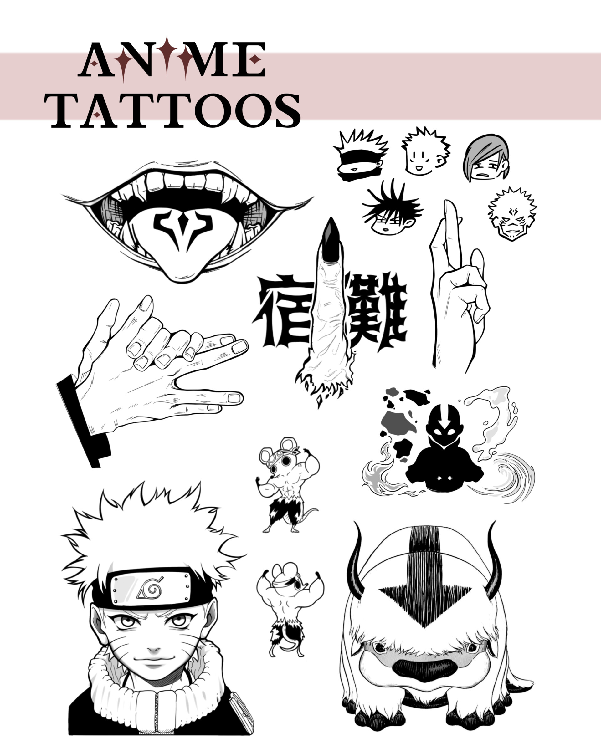 ArtStation - Tattoo Flash Sets