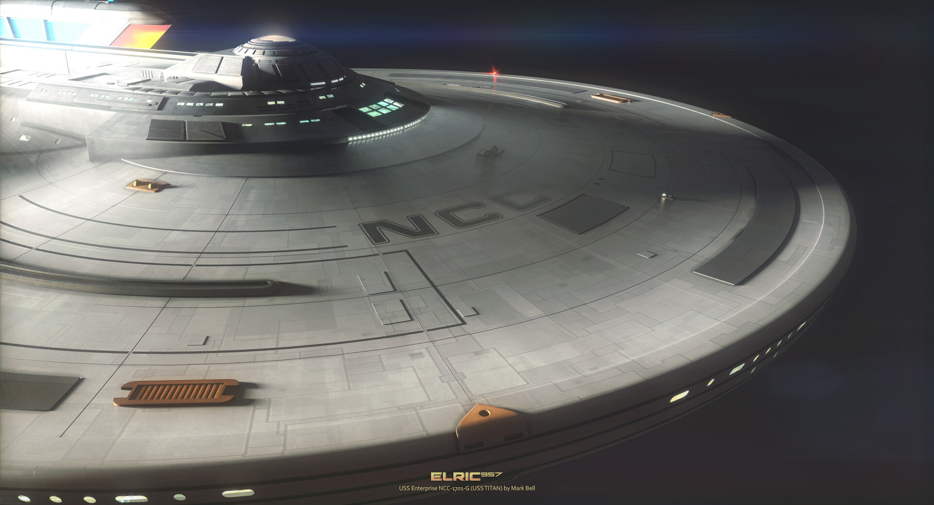 ArtStation - USS Enterprise NCC-1701-G (USS TITAN)