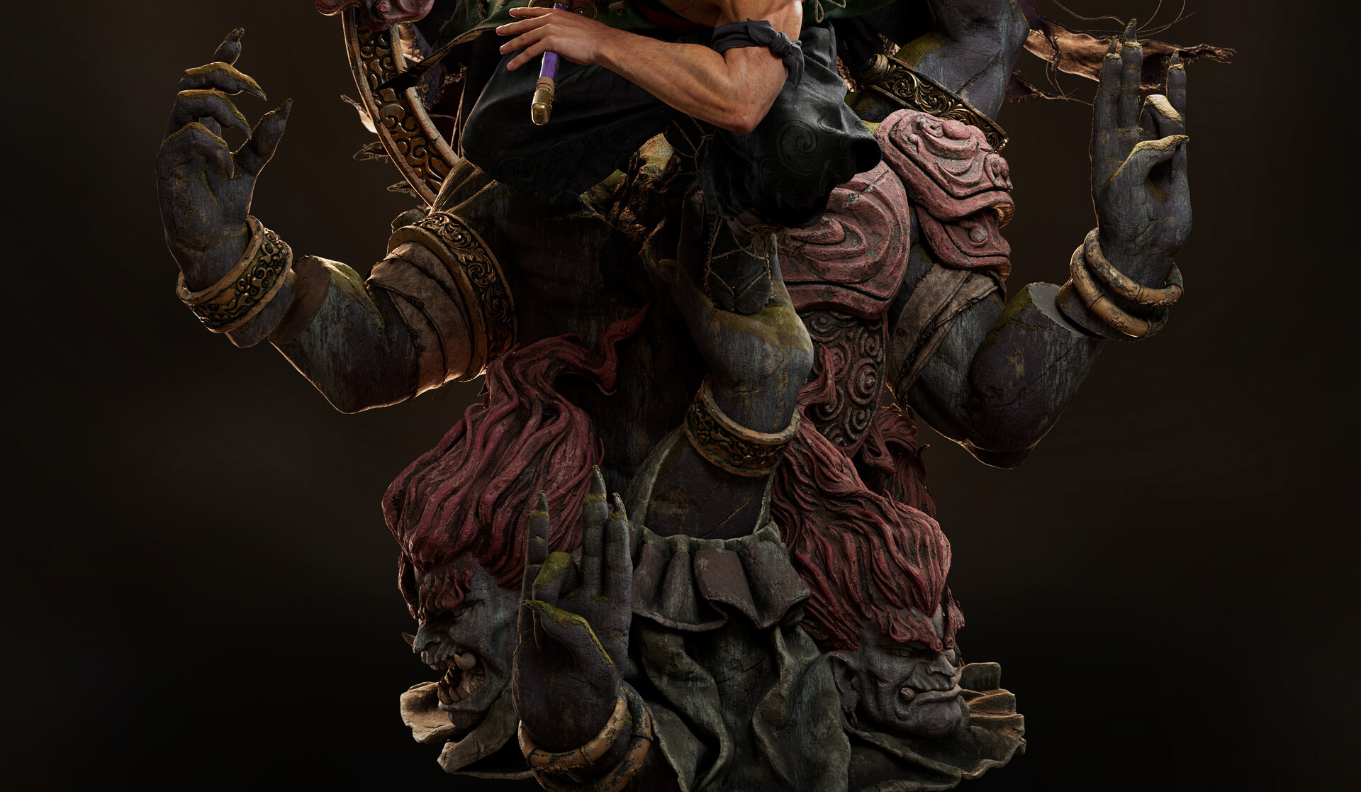 Halbe_ - One Piece Zoro 3D LookDev Character Project