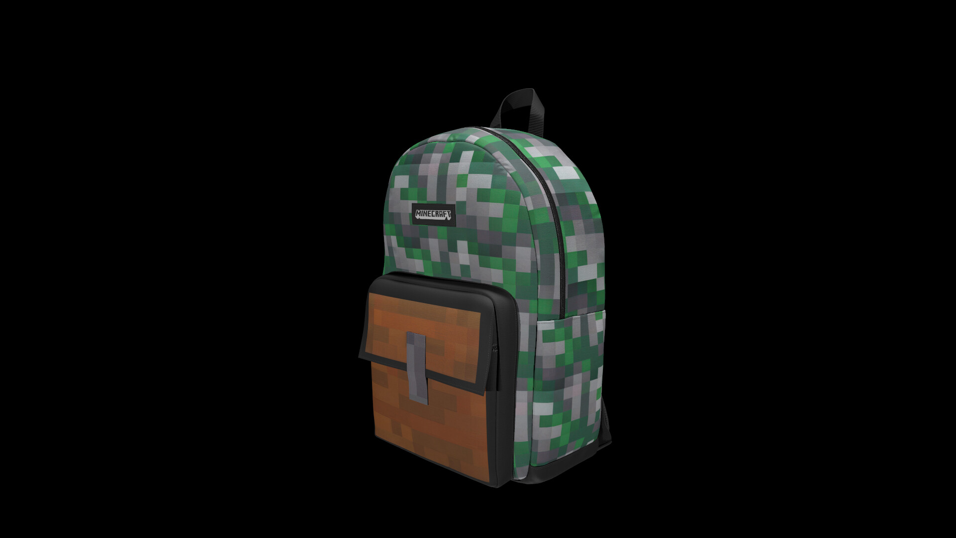ArtStation - "Pixel Adventure: Minecraft-Inspired Backpack"