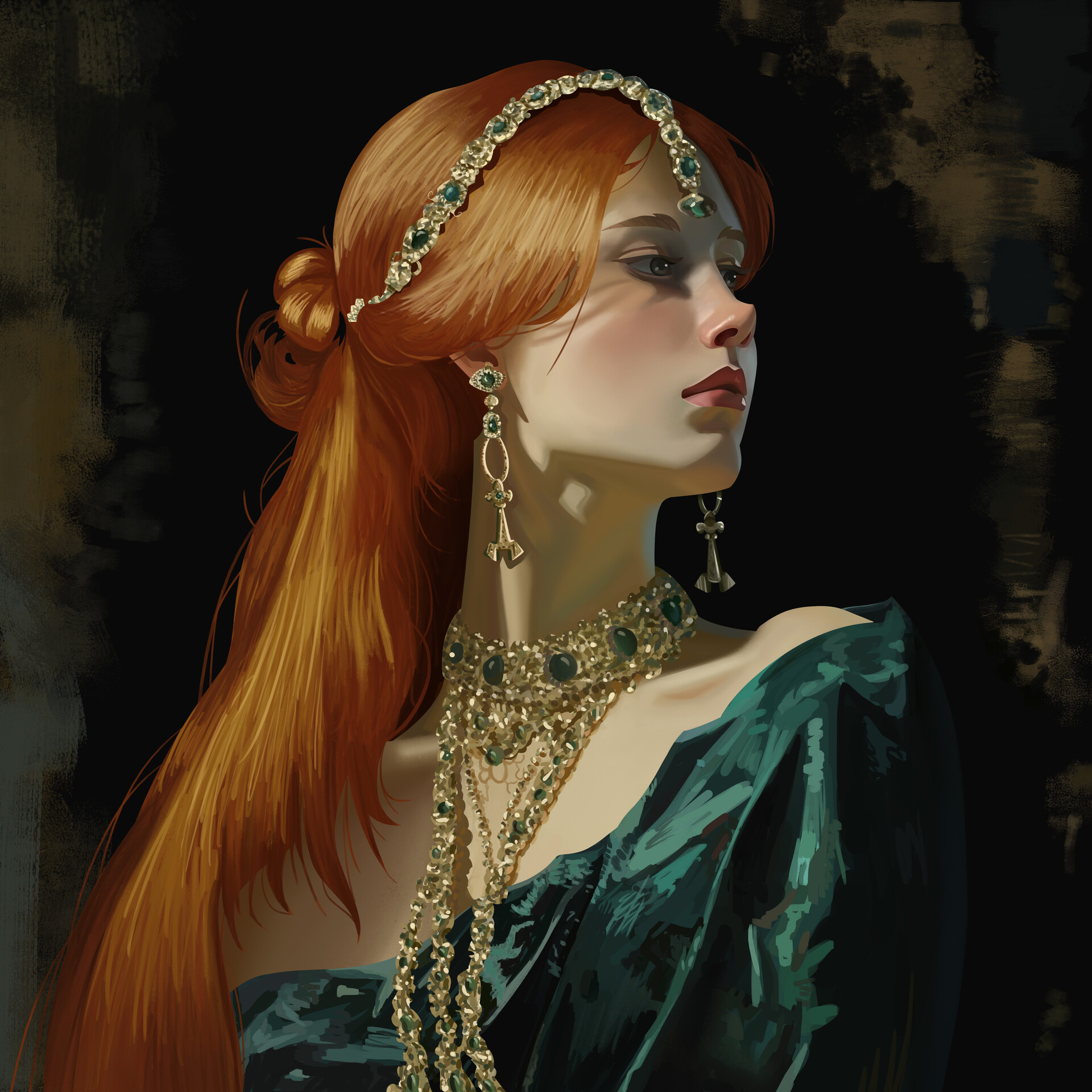 ArtStation - Allicent Hightower Portrait