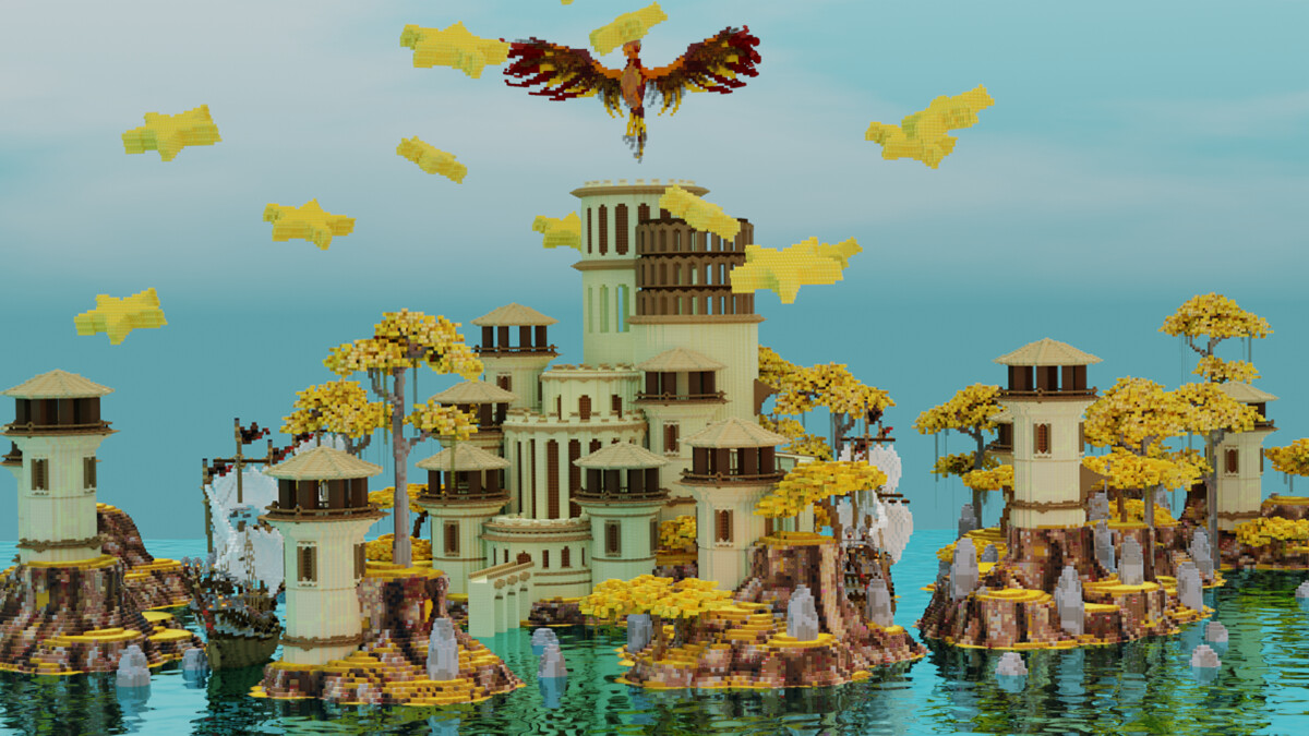 ArtStation - MInecraft Lobby