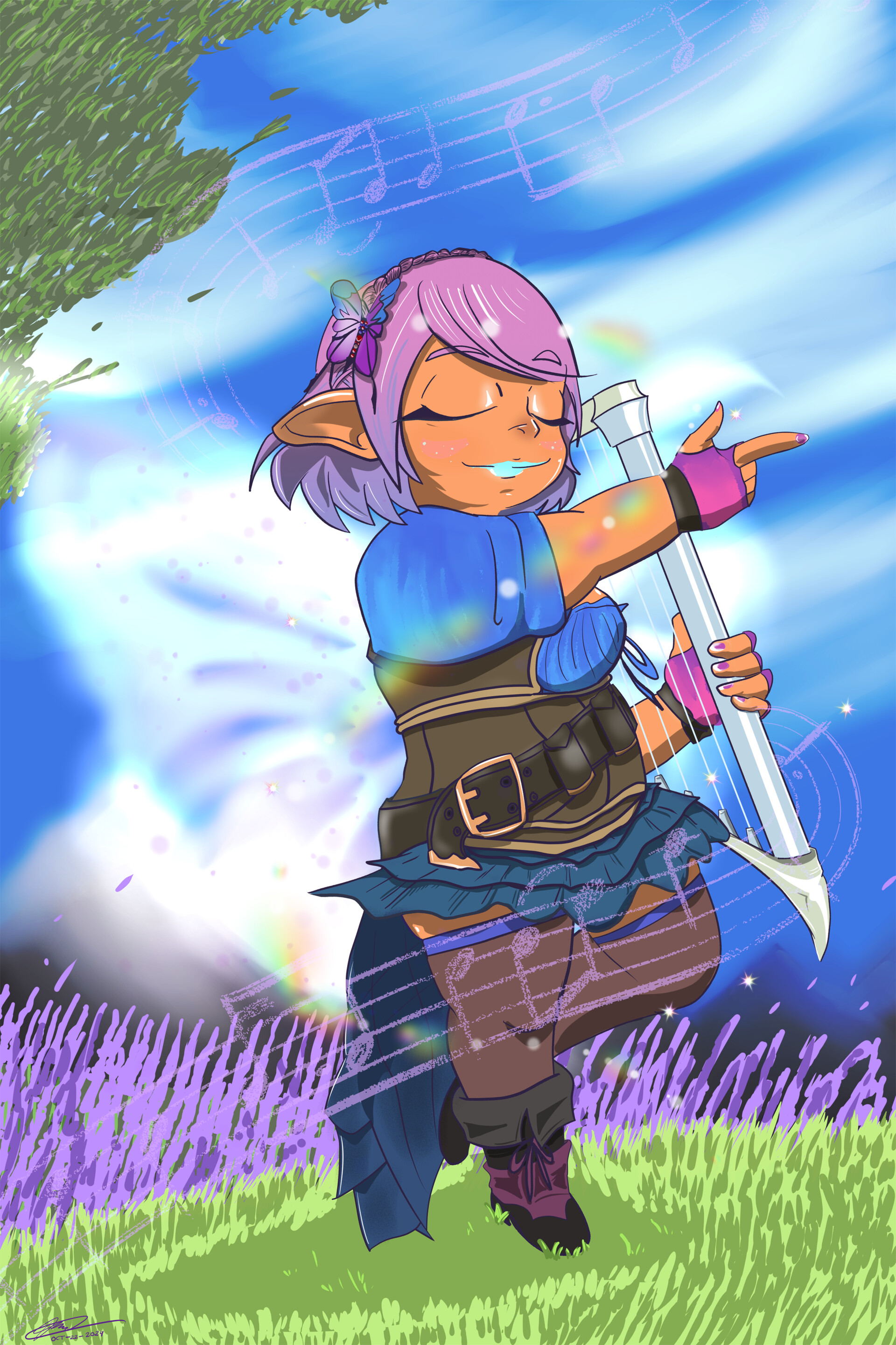 ArtStation - Fluttering Breeze