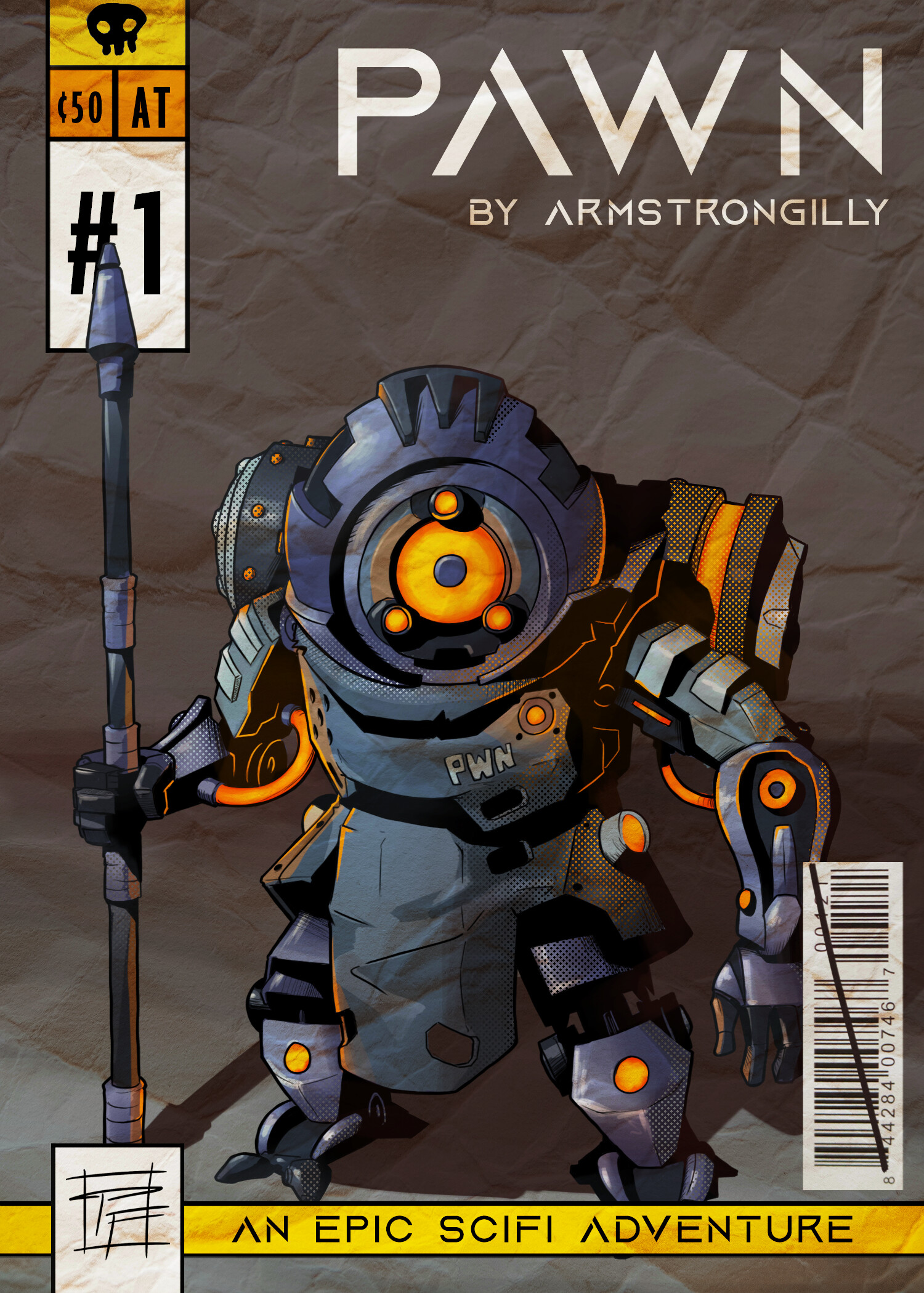 ArtStation - PAWN comic cover