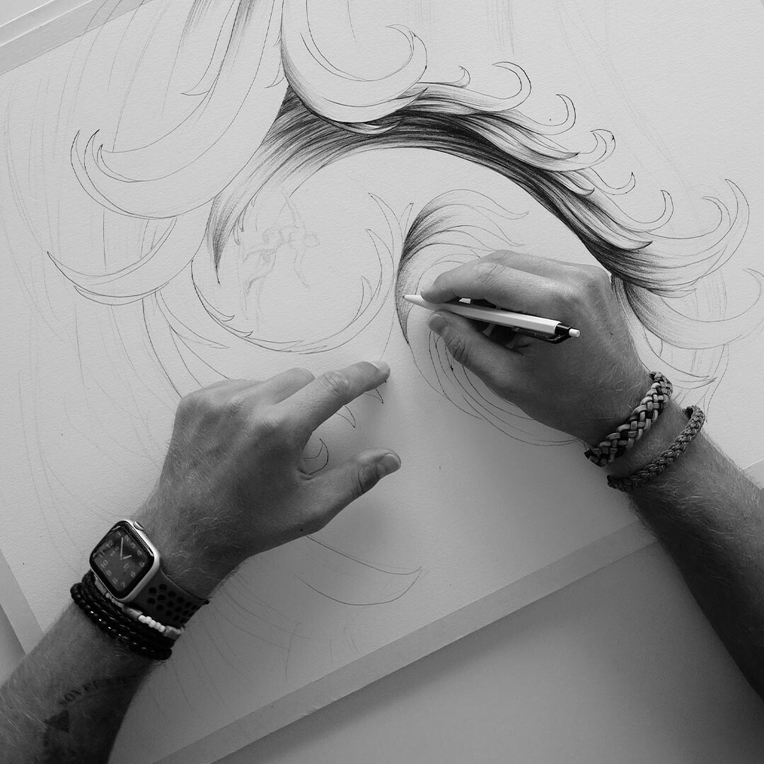 ballpoint pen art tutorial