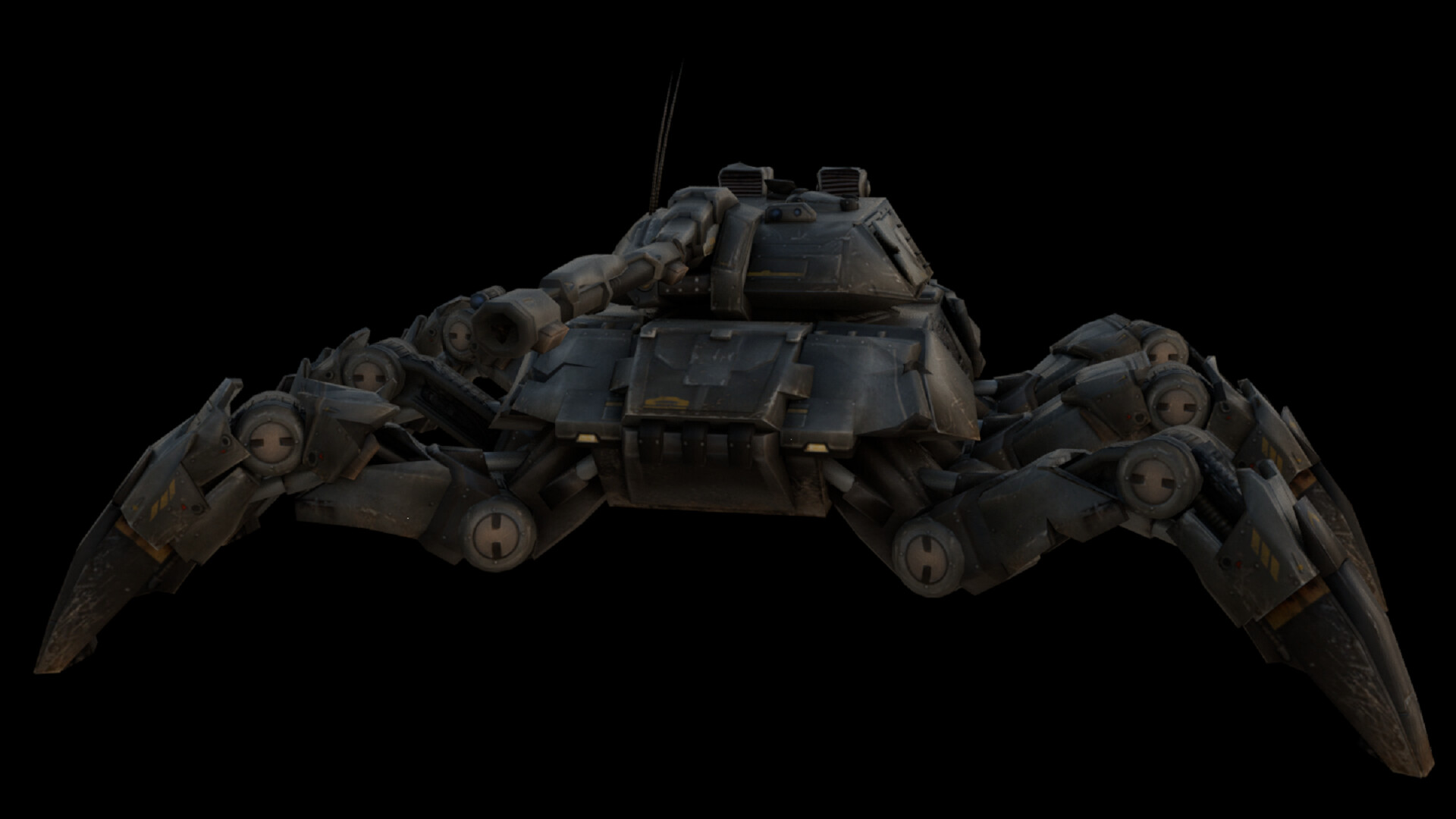 ArtStation - Spider-Legged Tank 3D Model – Futuristic Military Mech