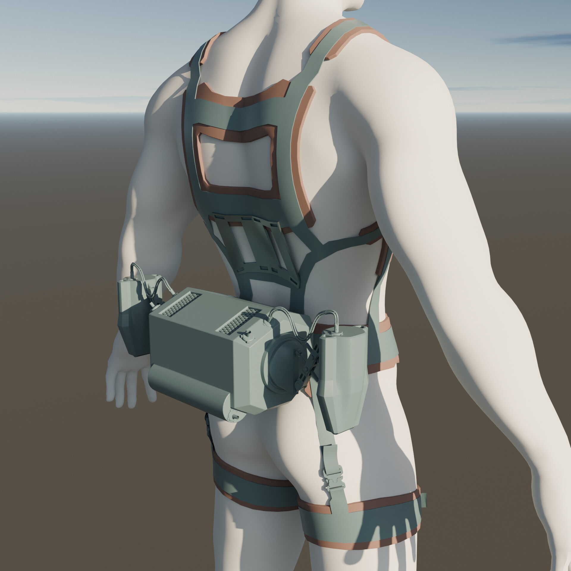 ArtStation - Jump pack variants (wip)