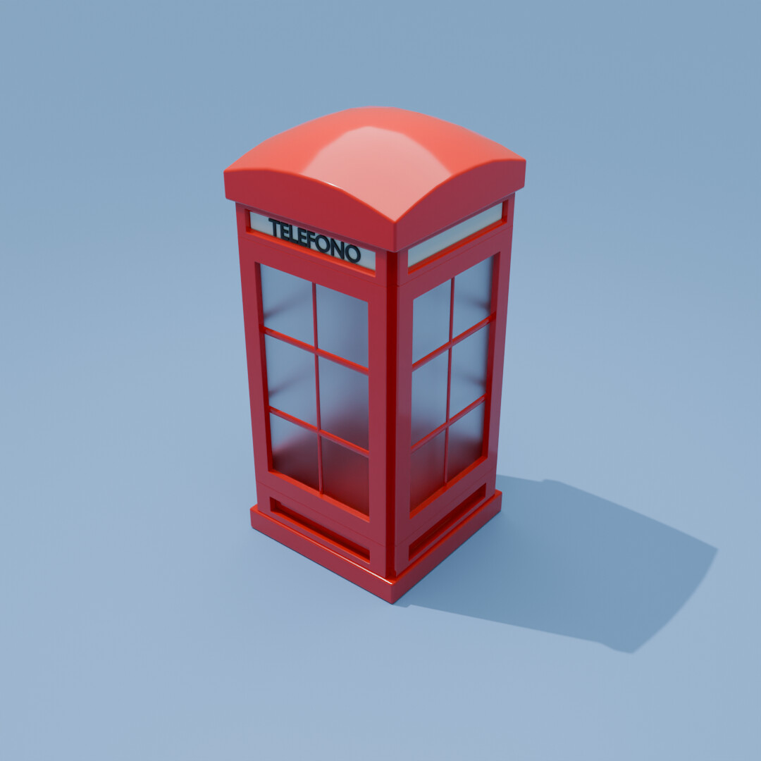 ArtStation - Telephone booth