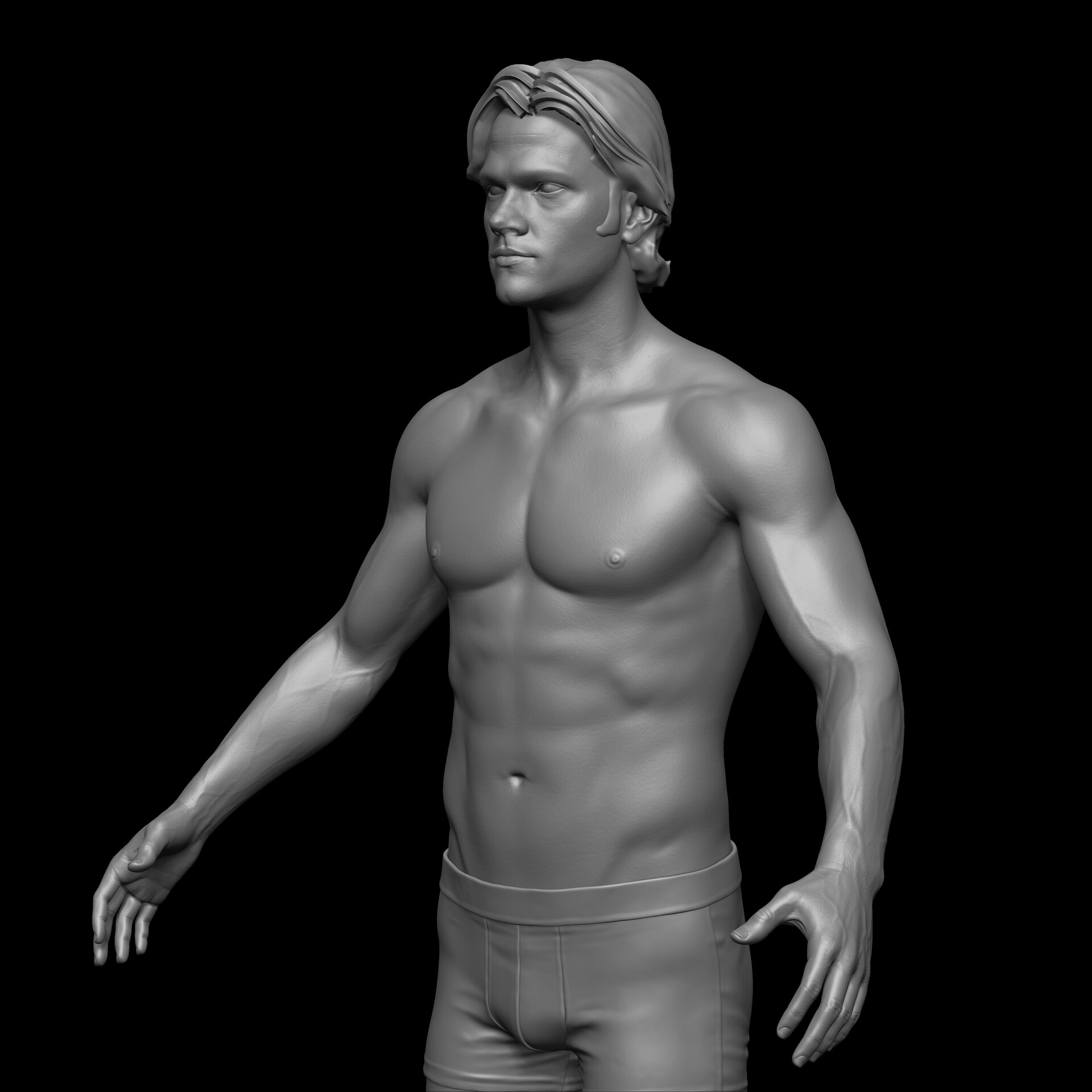 ArtStation - Sam Winchester Supernatural (Jared Padalecki)