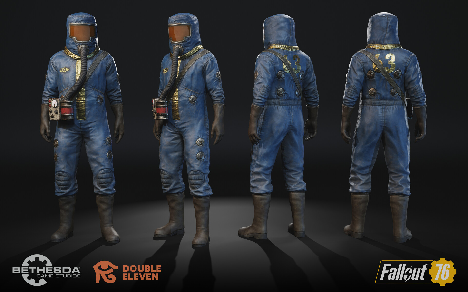 Joseph Simpkin (TheFriedturkey) - Fallout 76 - Vault 63 Hazmat Suit