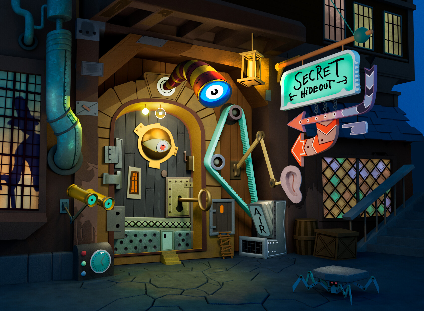 ArtStation - Secret hideout