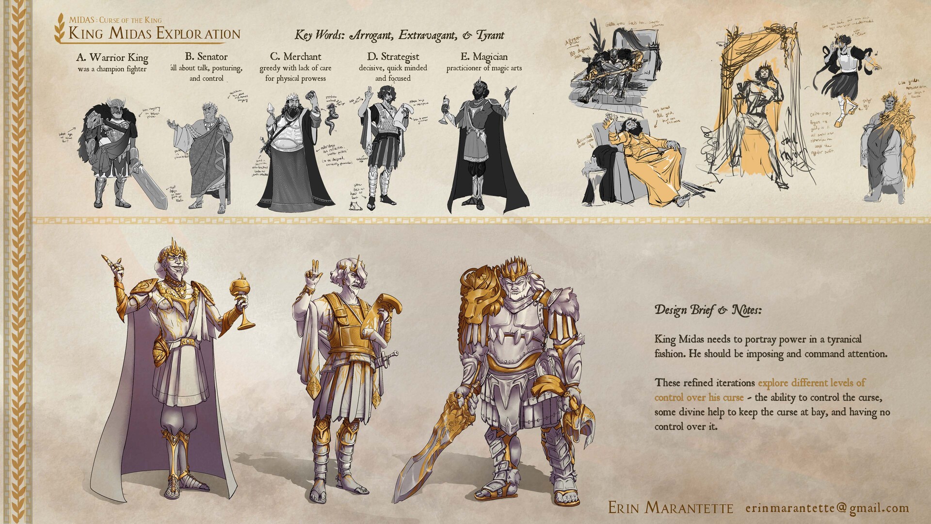 Erin Marantette - MIDAS: Curse of the King Part 1