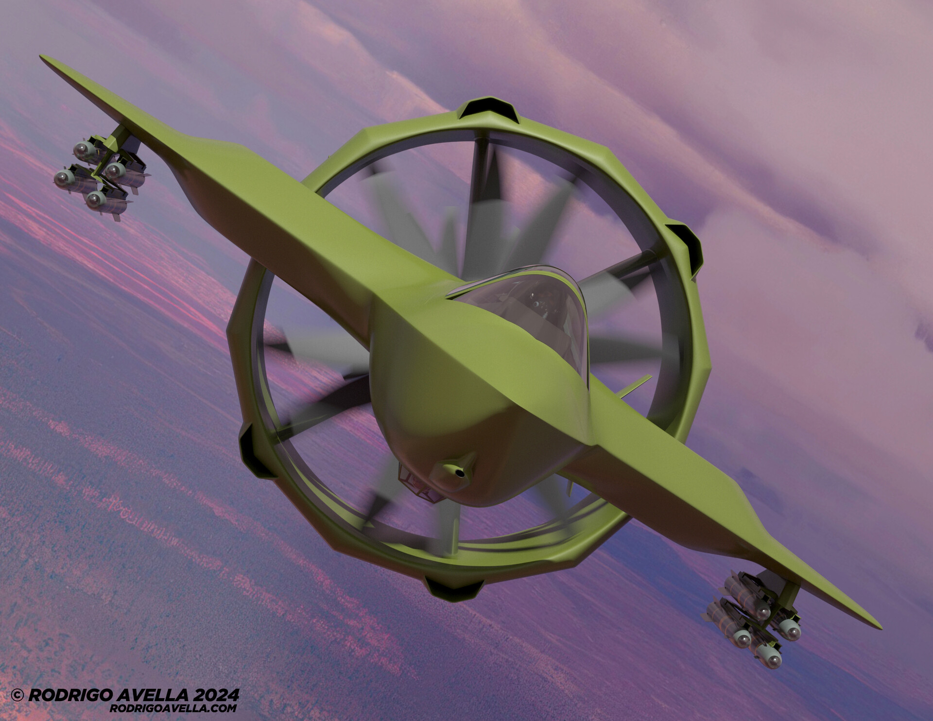 Rodrigo Avella - Work in progress - VTOL Coleopter