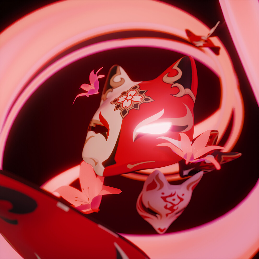 ArtStation - Sparkle's Mask from Honkai : Star Rail