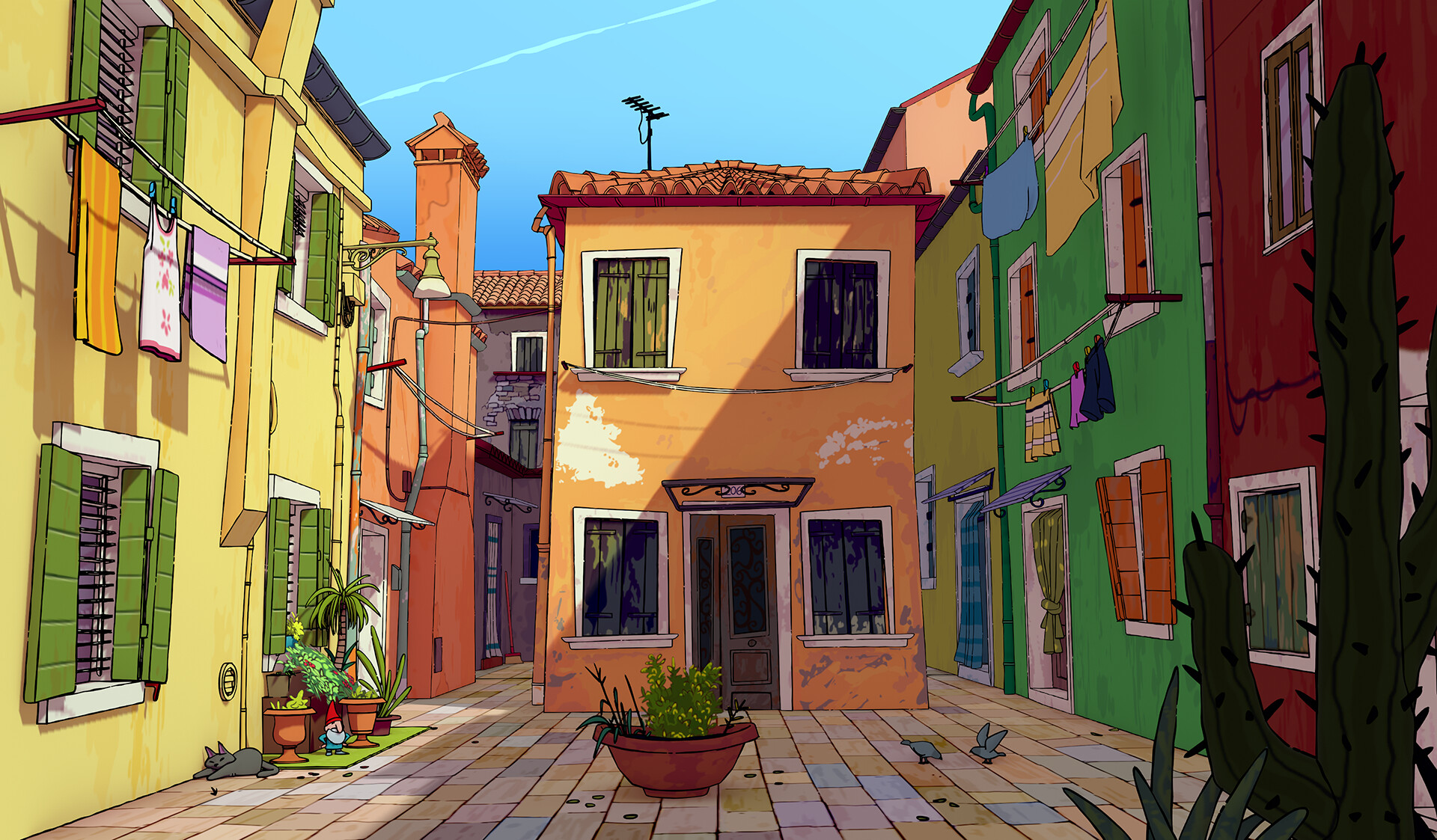ArtStation - Burano 3D Buildings