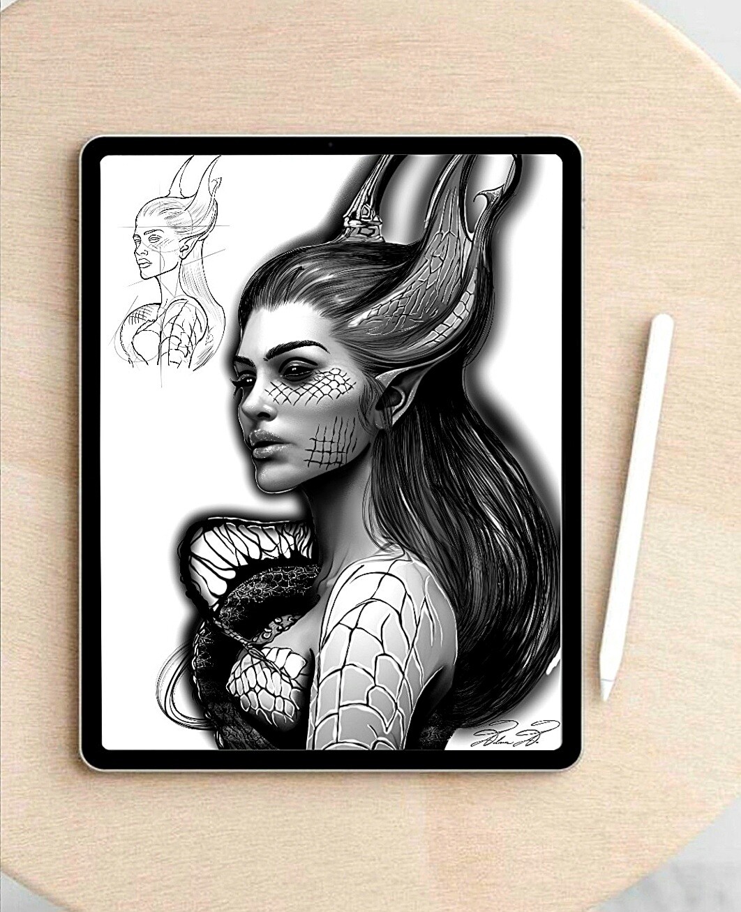 ArtStation - Snake mermaid II-part 🌬️