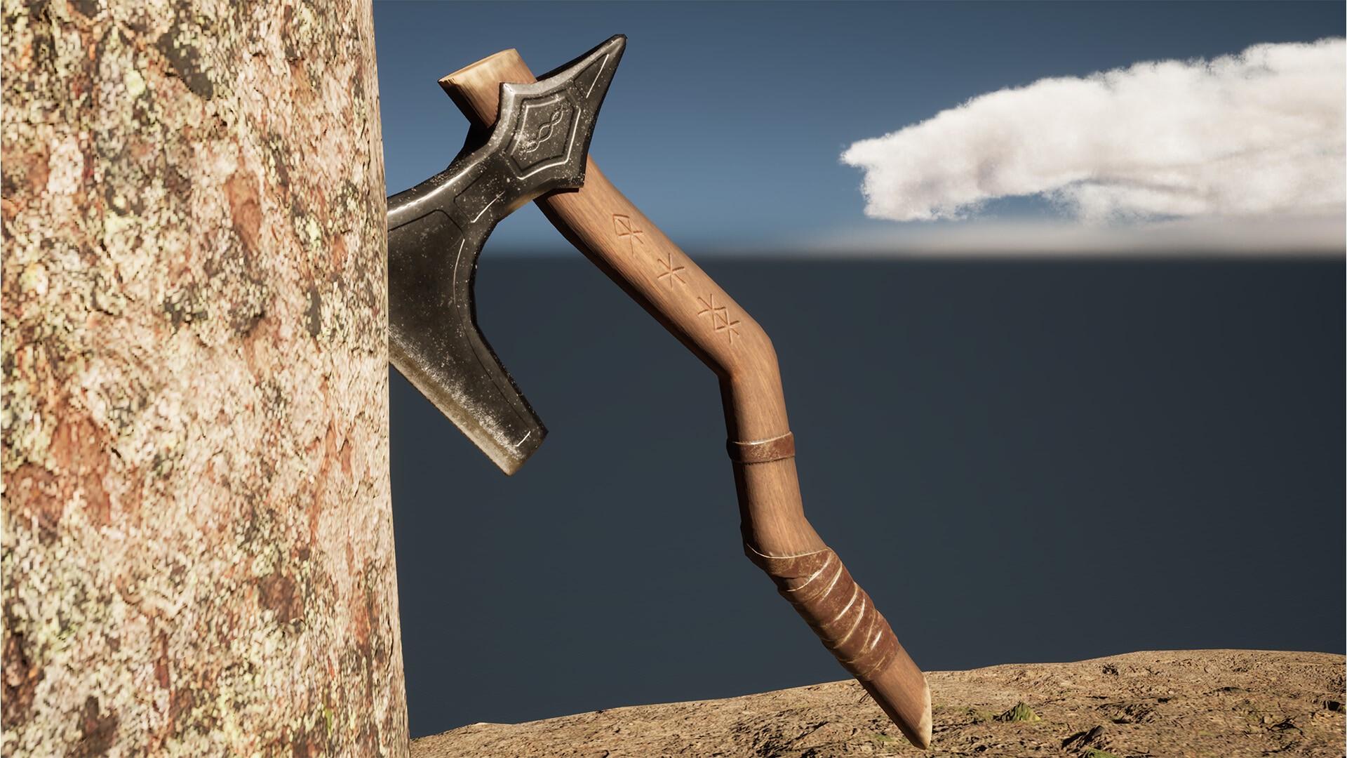 ArtStation - Axe Model - Blender / Substance Painter / Unreal Engine