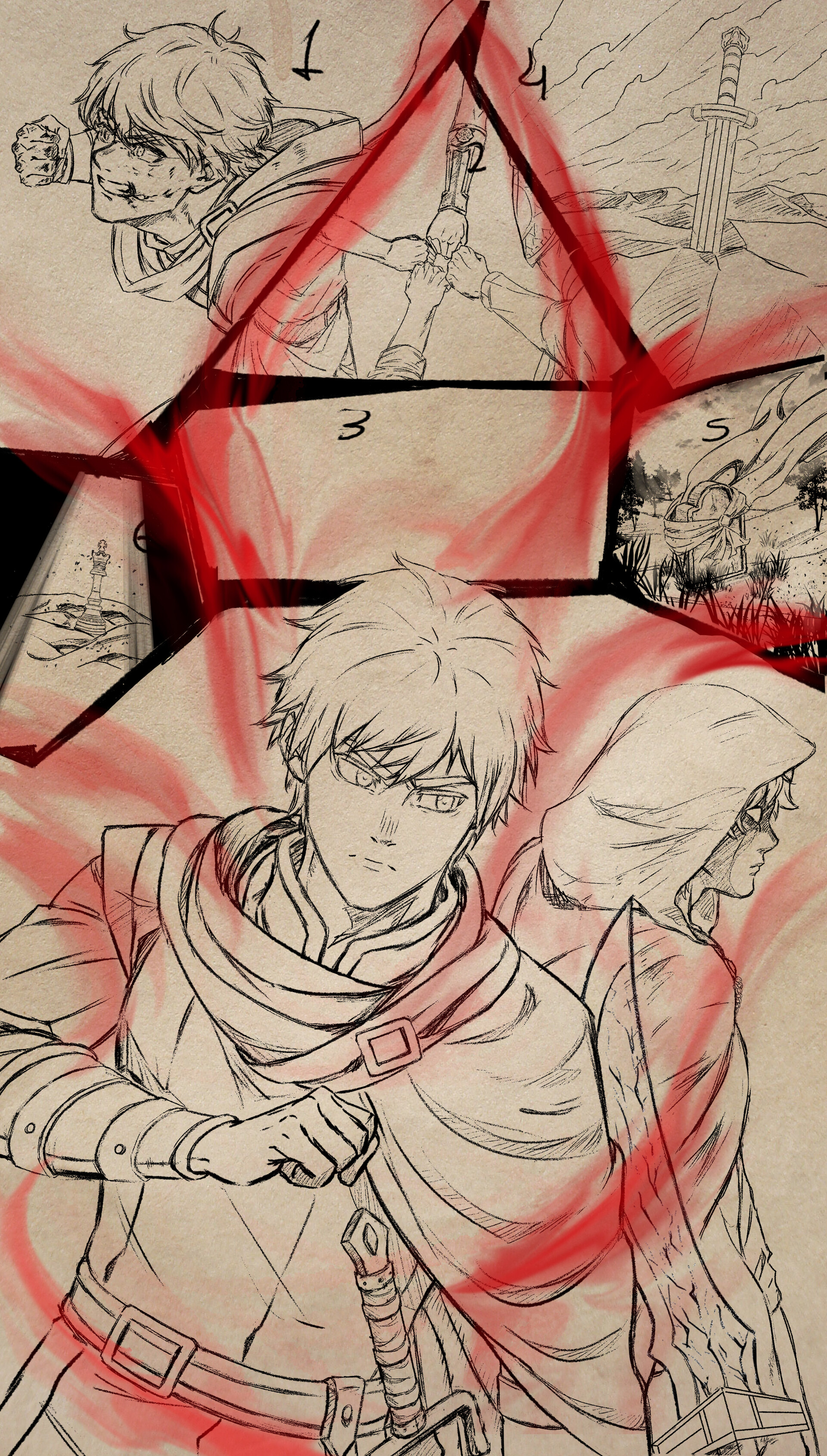 how to draw light novel illustrations