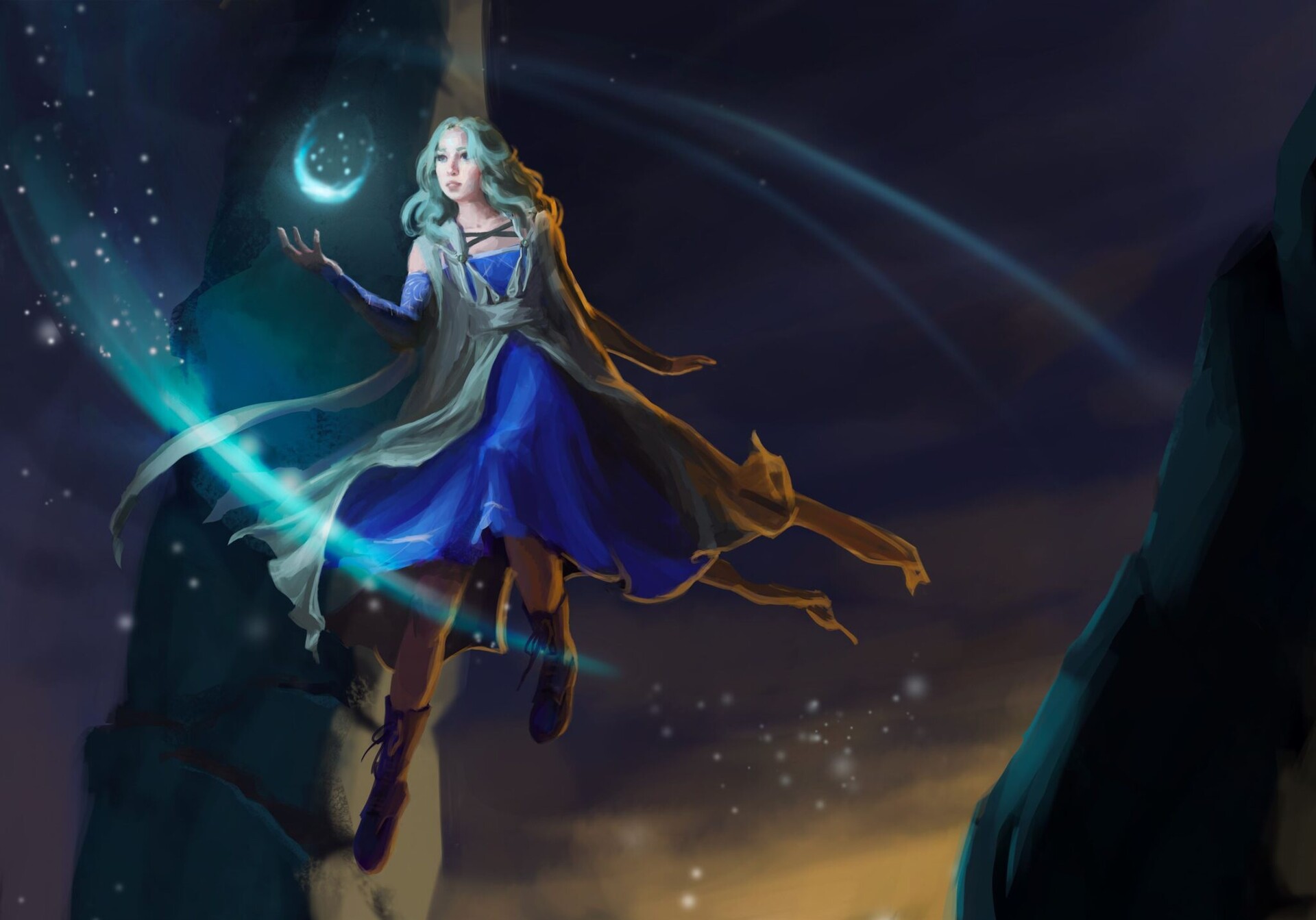 ArtStation - Celestial Mage Design