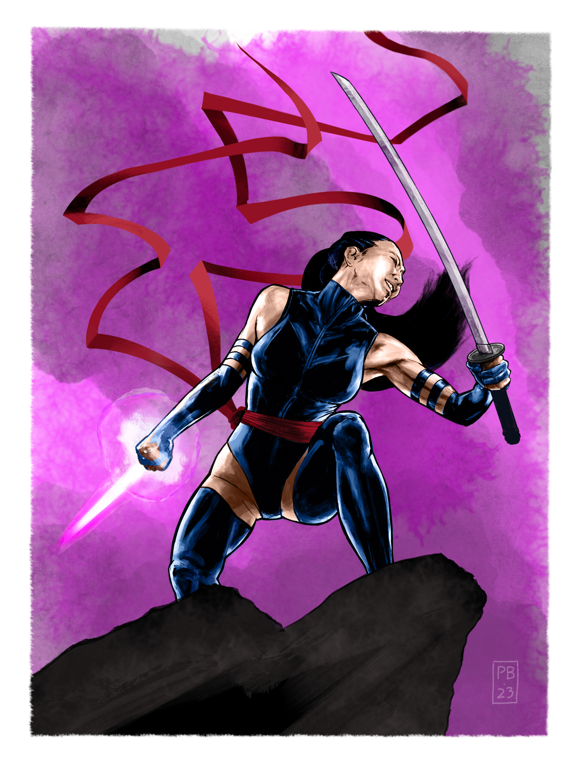 ArtStation - Psylocke/Kwannon