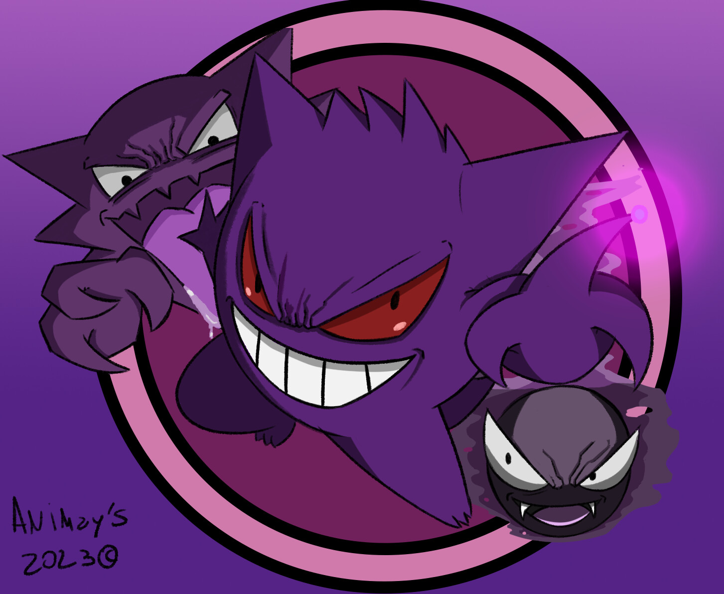 ArtStation - Gengar Line Evolution