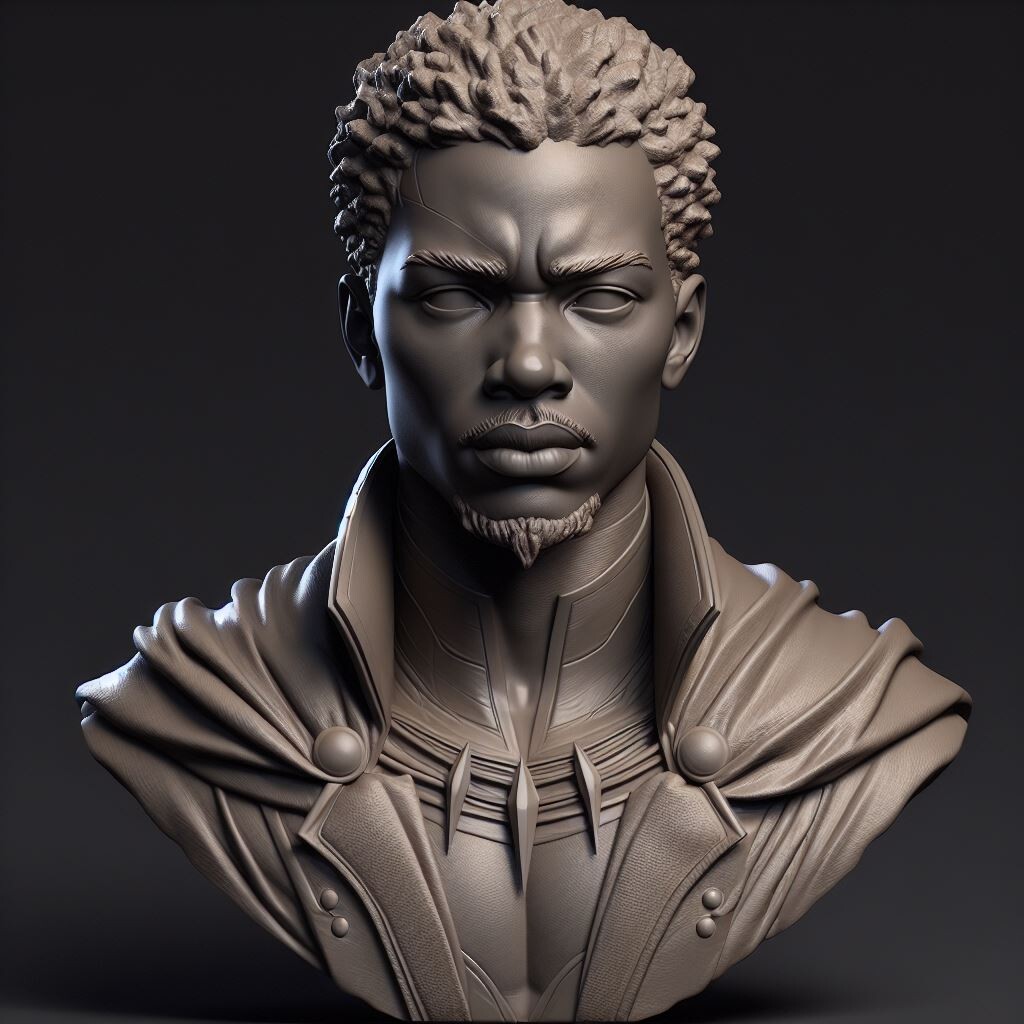 ArtStation - 3d Head bust