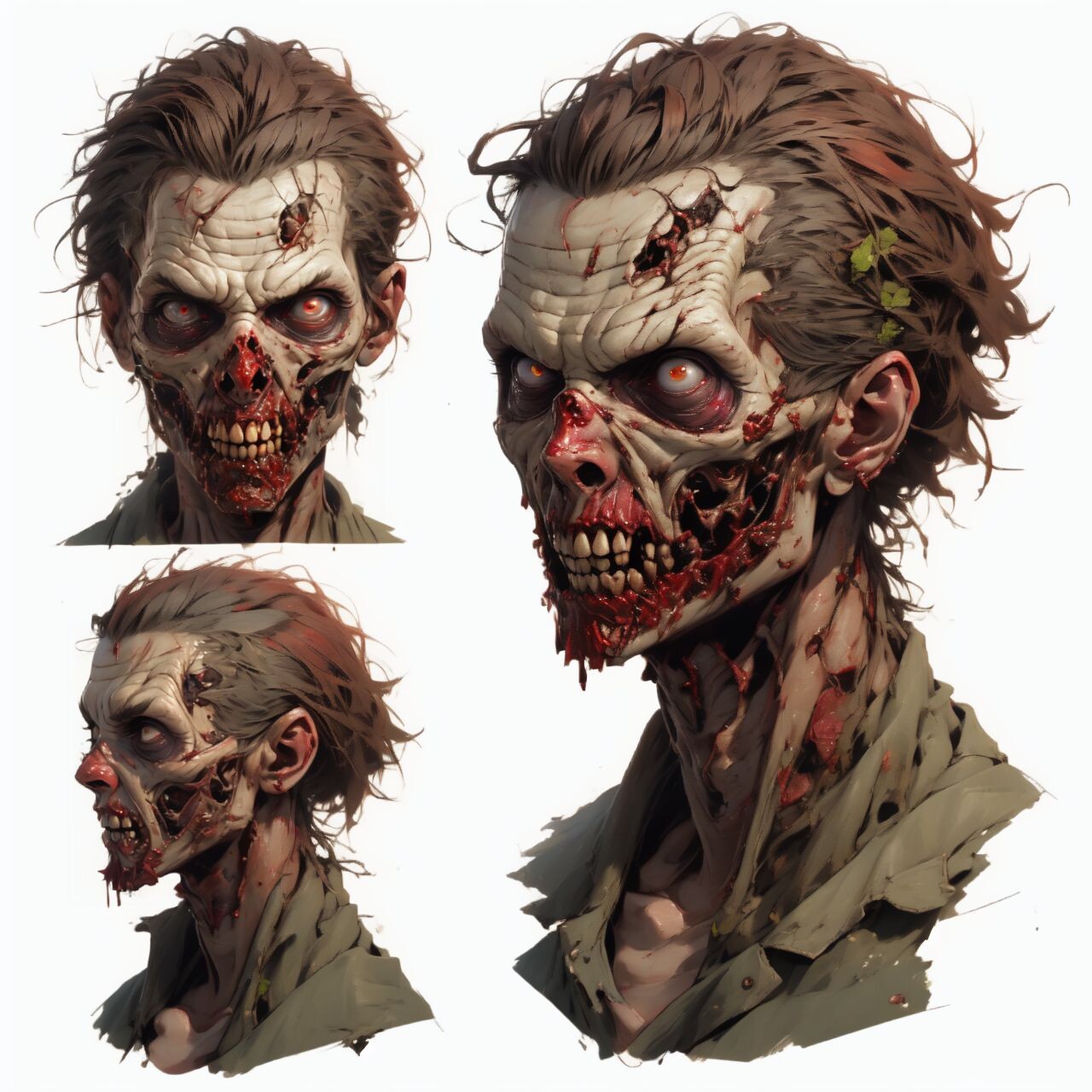 4K Anime Reference Art for Artists and Enthusiasts - 505 Zombie ...