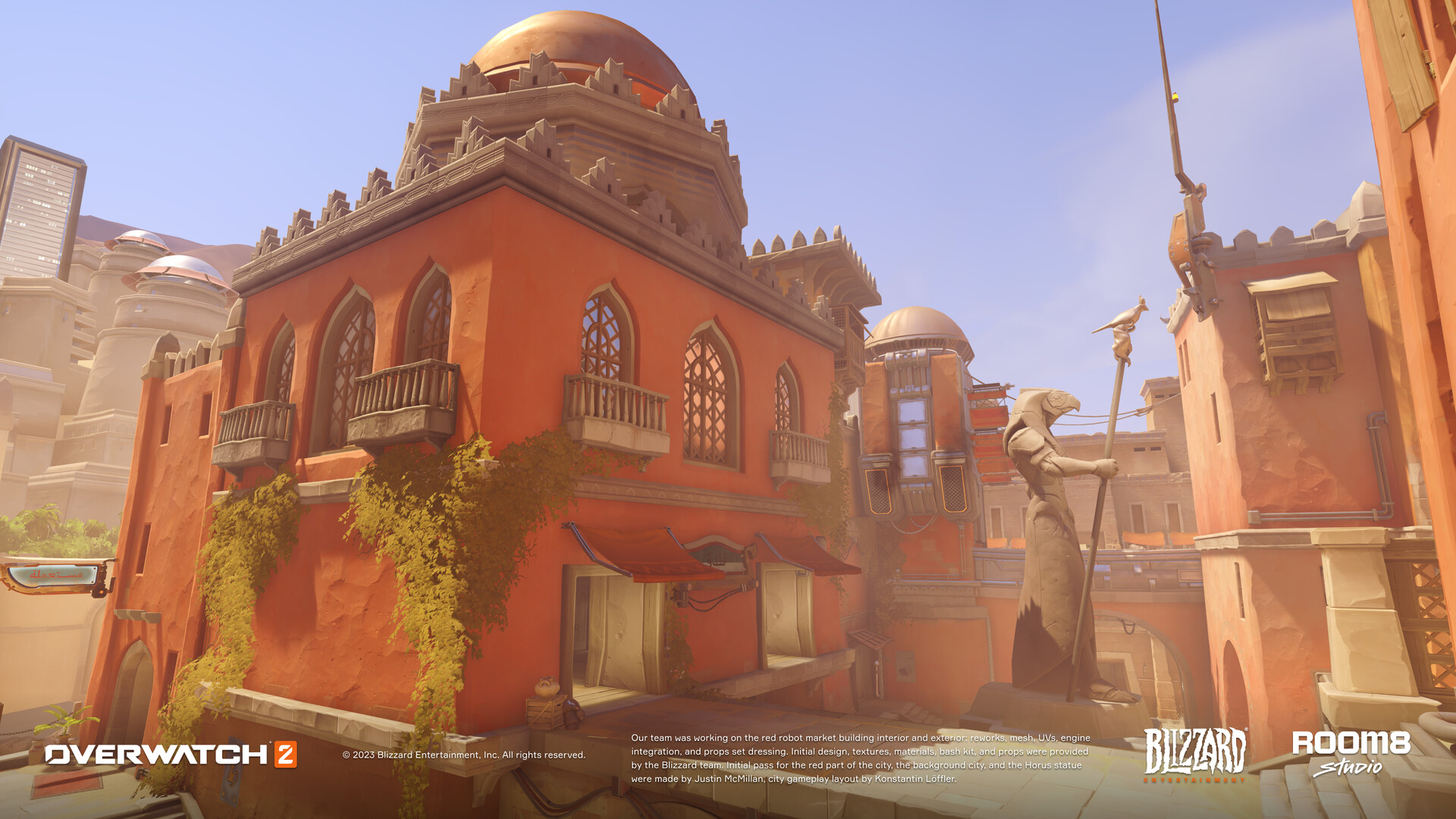 Room 8 Studio - Portfolio - Throne of Anubis (Overwatch 2)