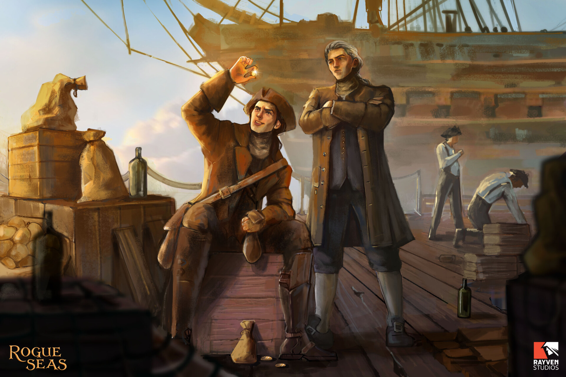 Rayven Studios - Rogue Seas - Card Illustrations