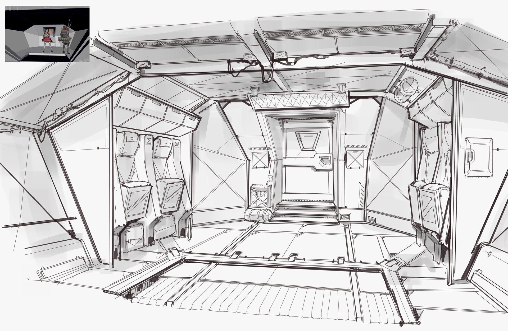 Saimon Ma - Mahou Arms: Assorted Visual Development Work