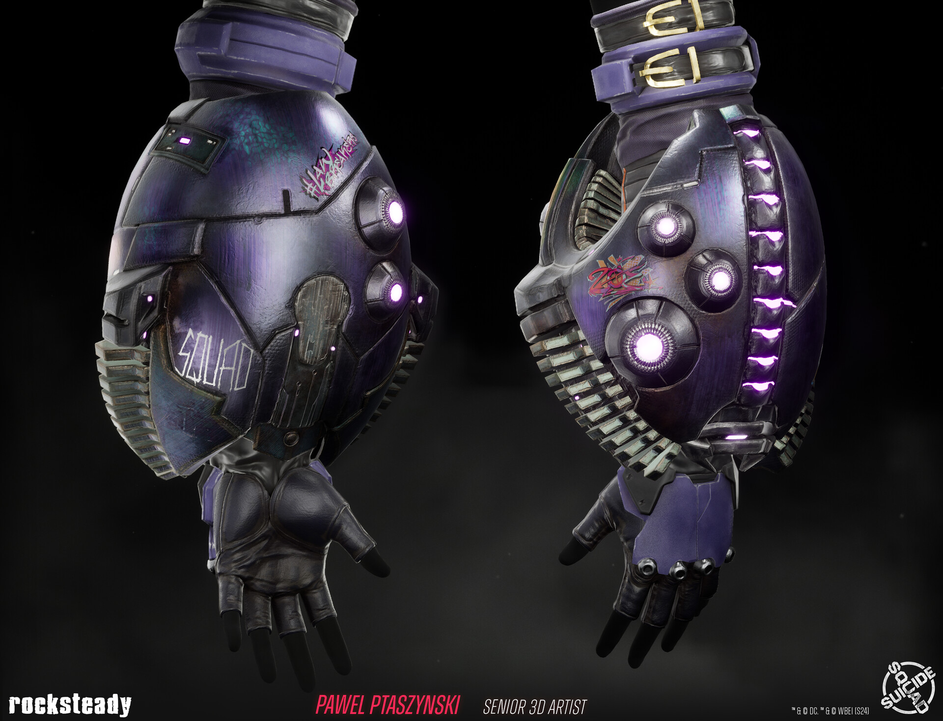 Pawel Ptaszynski - Zoe Lawton Gauntlets - Suicide Squad: Kill the Justice League