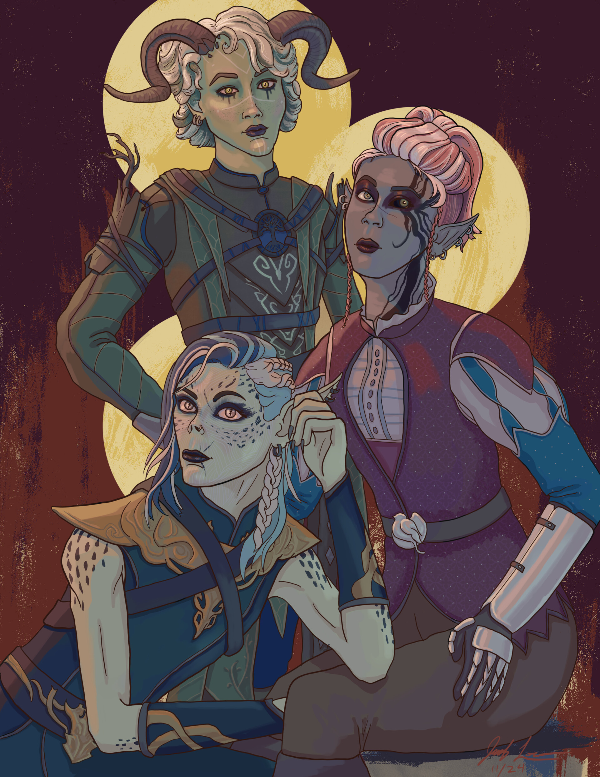 ArtStation - Baldur's Gate 3 Tavs and Durges