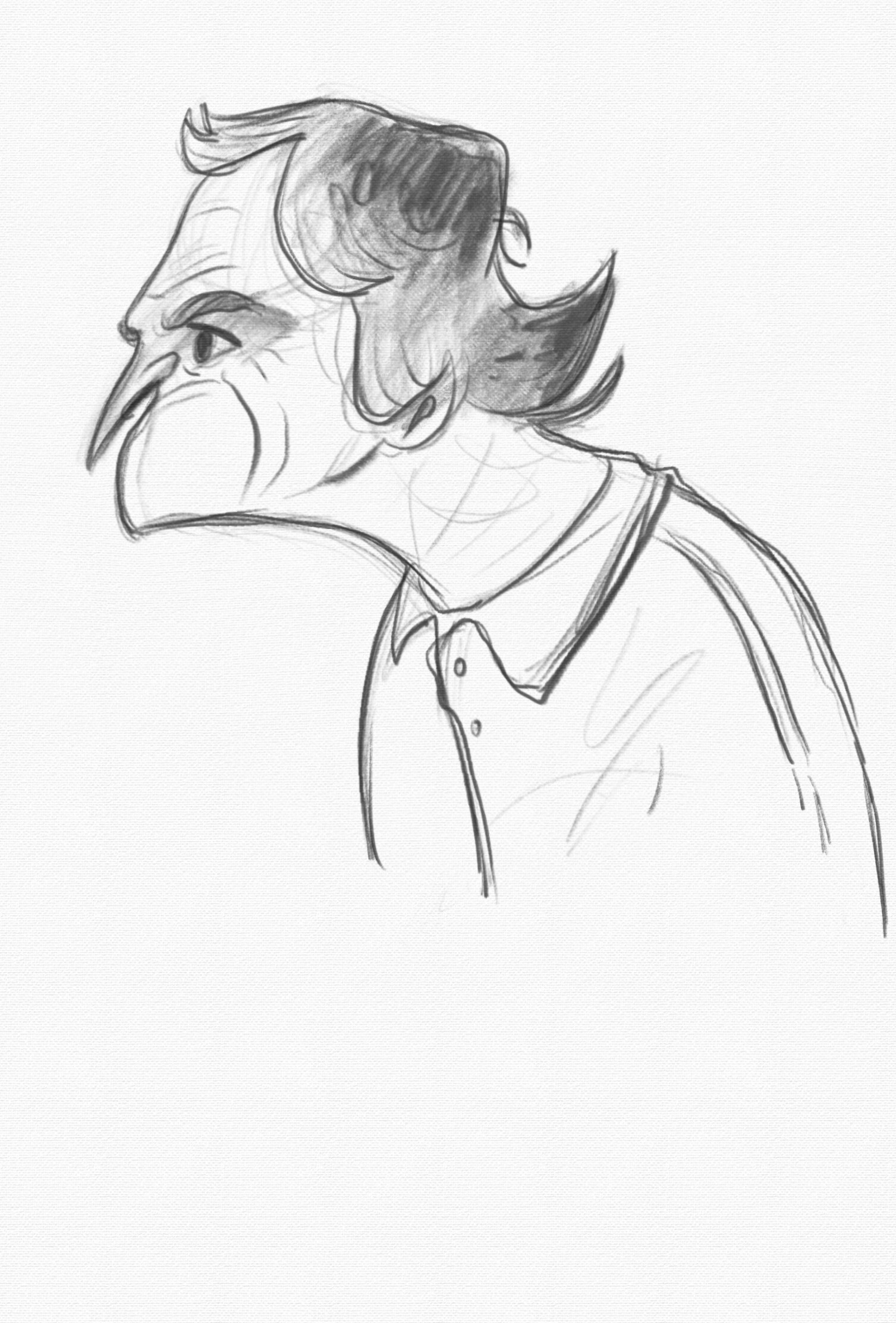 Garry Donzelli Gray - Mr. Nosey Characters