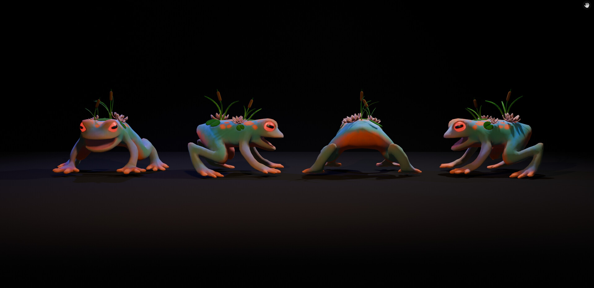 Highland Taurus - 3D Game Assets - Murder on the Grassfloor