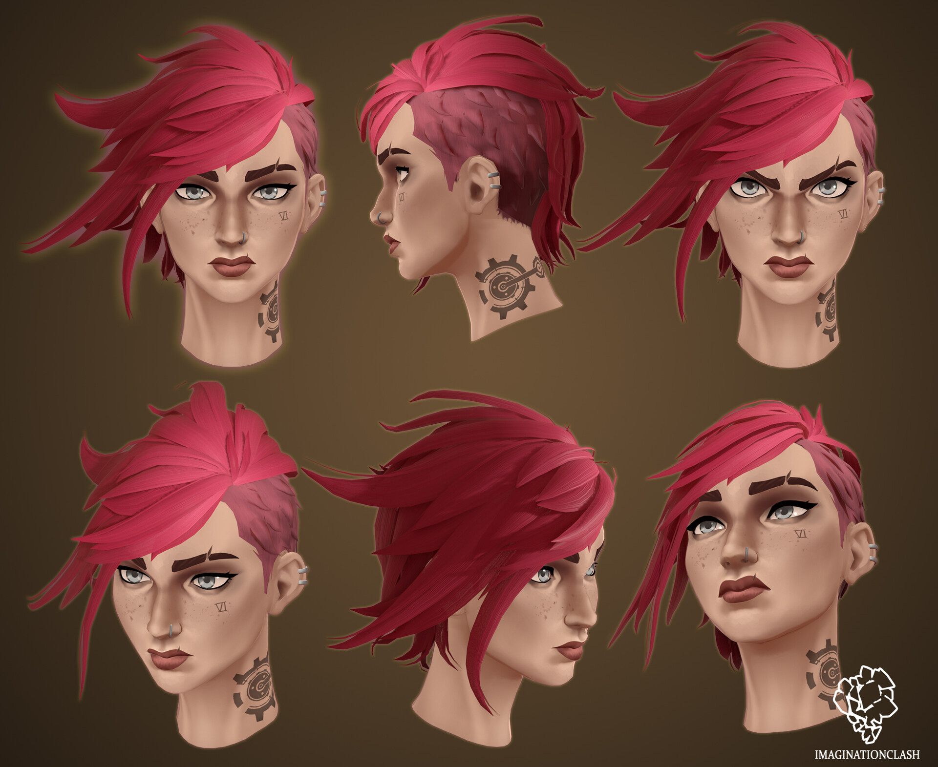 ArtStation - VI ARCANE HEAD