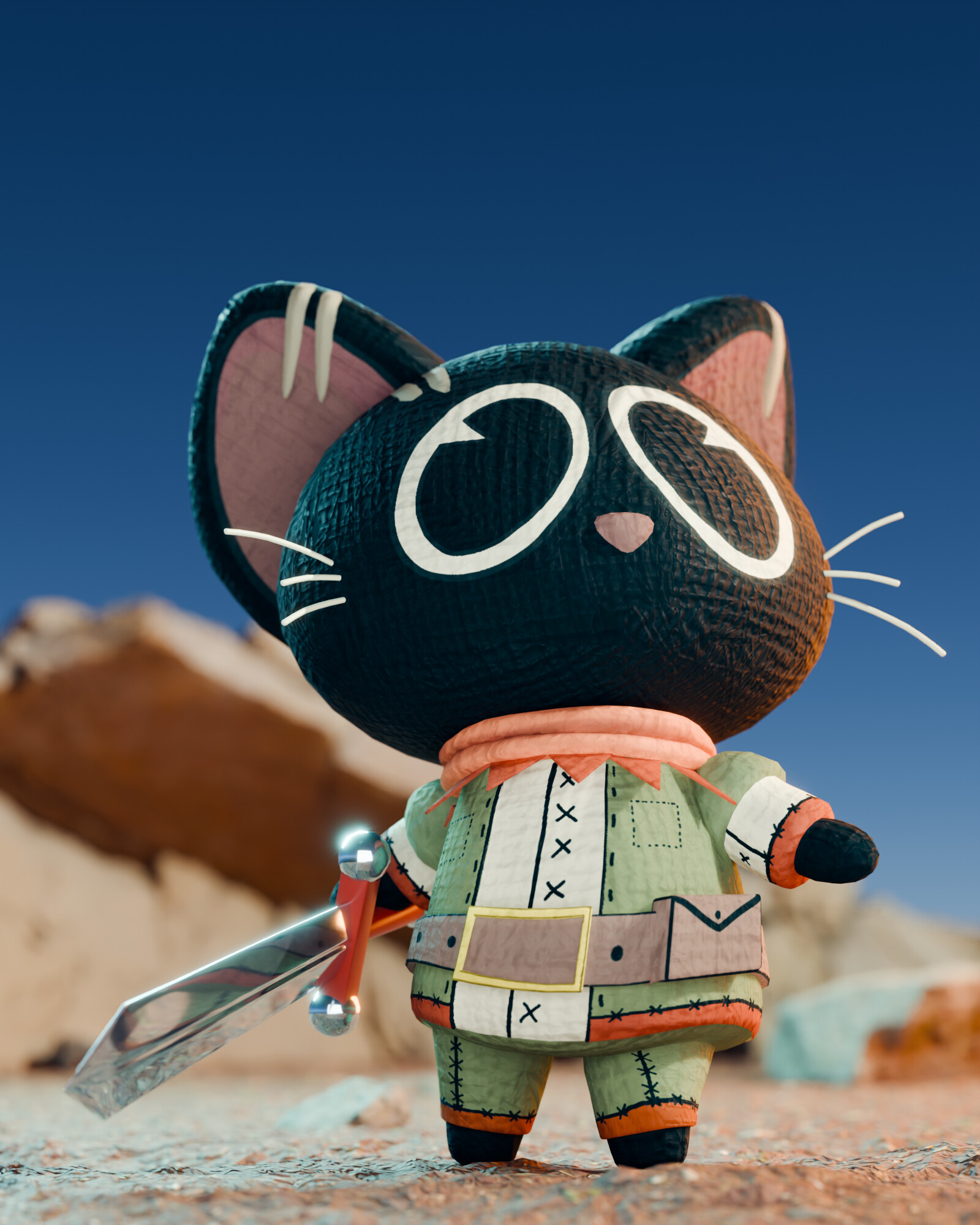 ArtStation - Adventurer cat