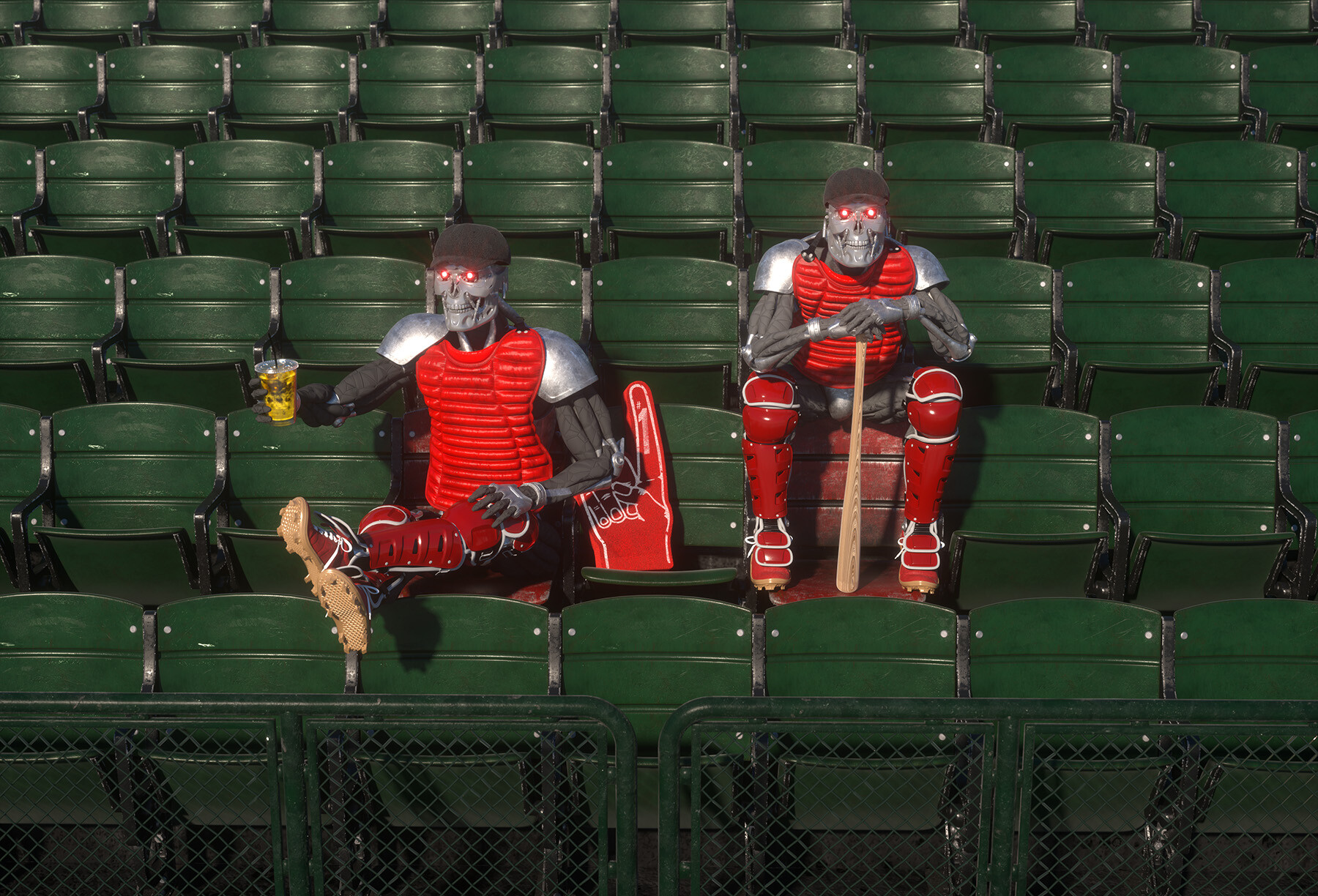 ArtStation - Robotic Bleacher Creatures