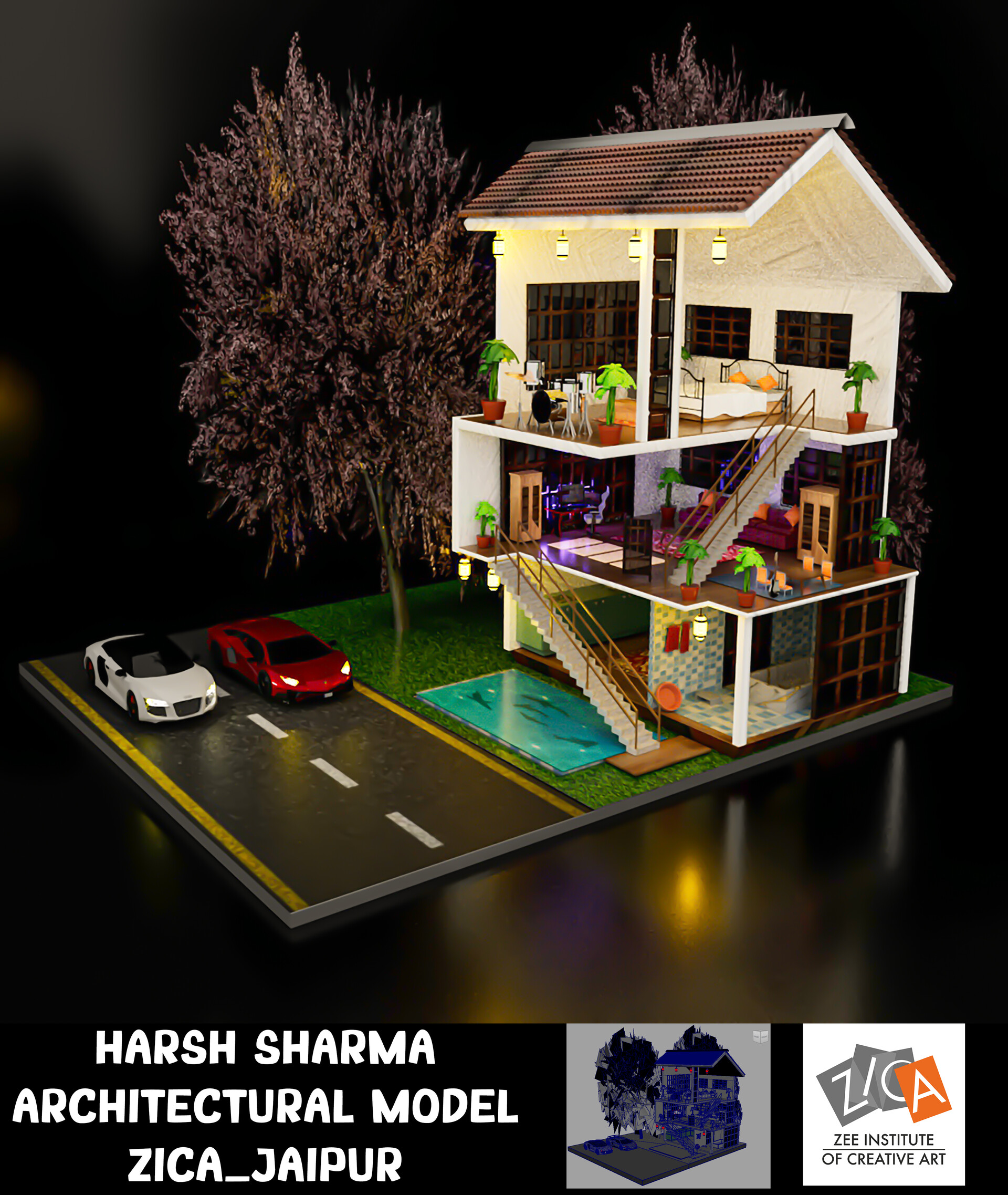 ArtStation - ARCHITECTURAL MODEL