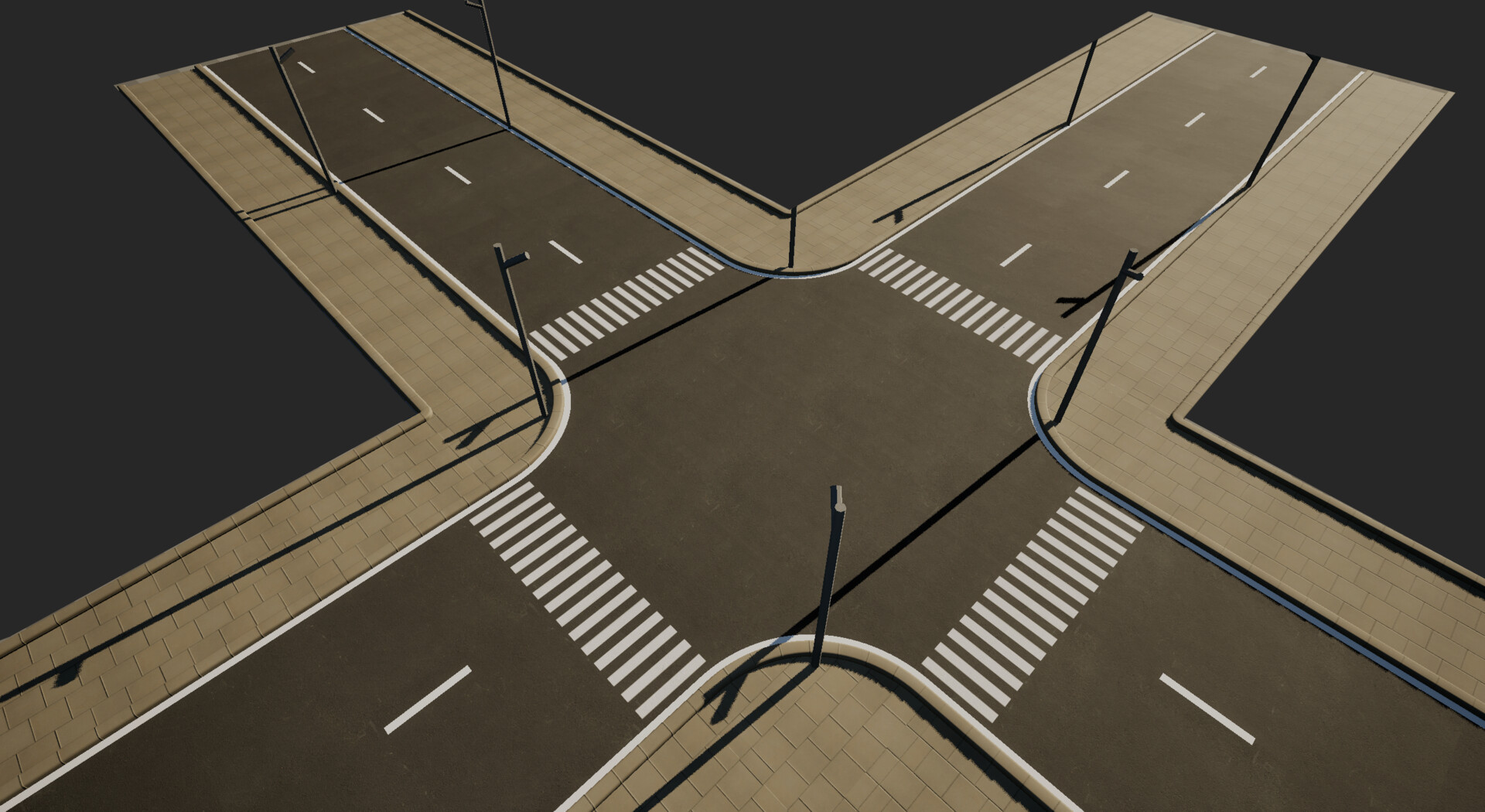 ArtStation - Road layout