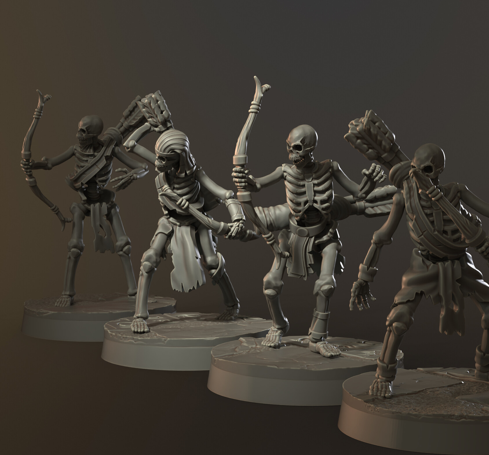 Vinicius Borges - Sand Skeletons (Archers)