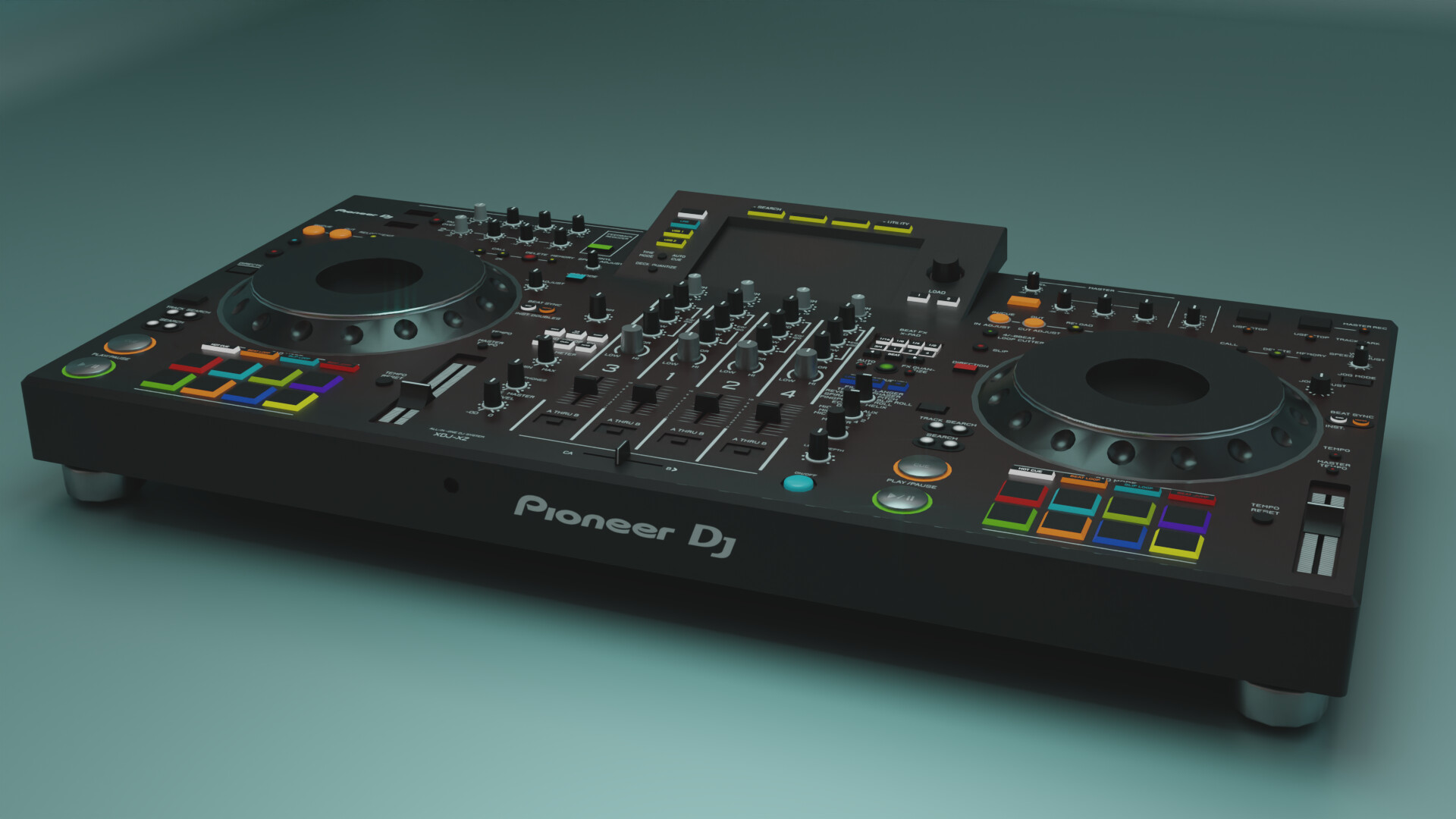 ArtStation - Pioneer DJX-Z4 DJ Setup