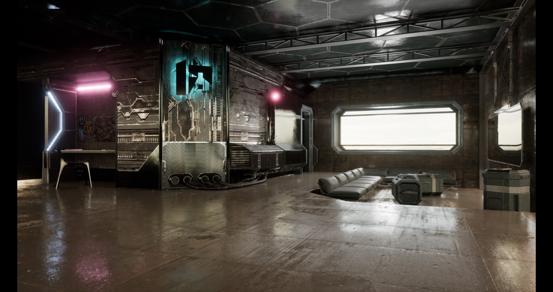 ArtStation - Cyberpunk Apartments