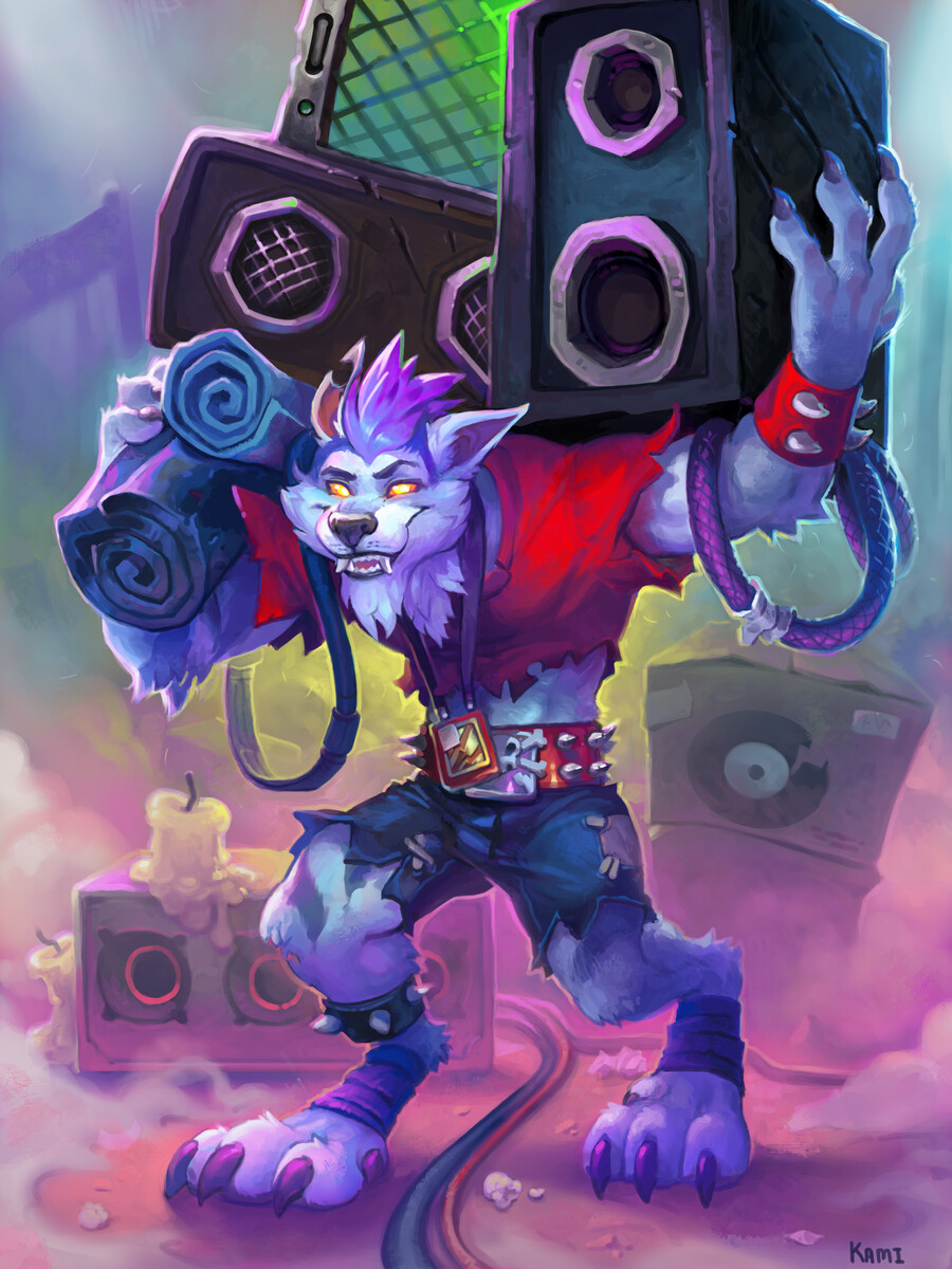 Kami Johnson - Hearthstone-Worgen Roadie