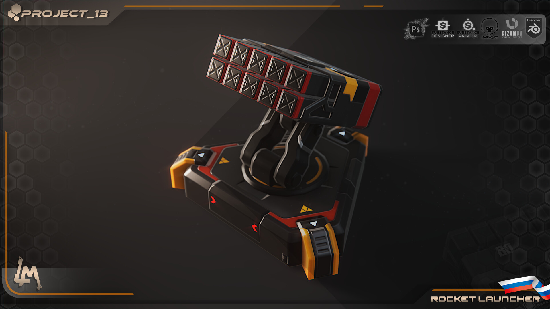 ArtStation - Rocket Launcher "Swarm" Sci-Fi